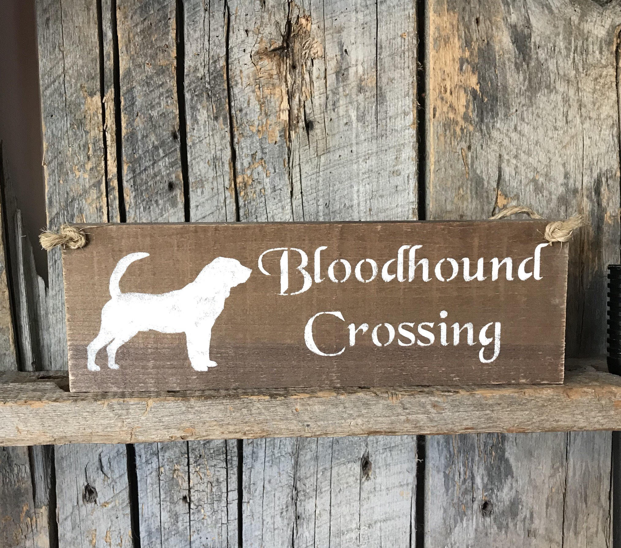 Bloodhound Gifts Pallet Wood Sign Bloodhound Art Rustic | Etsy