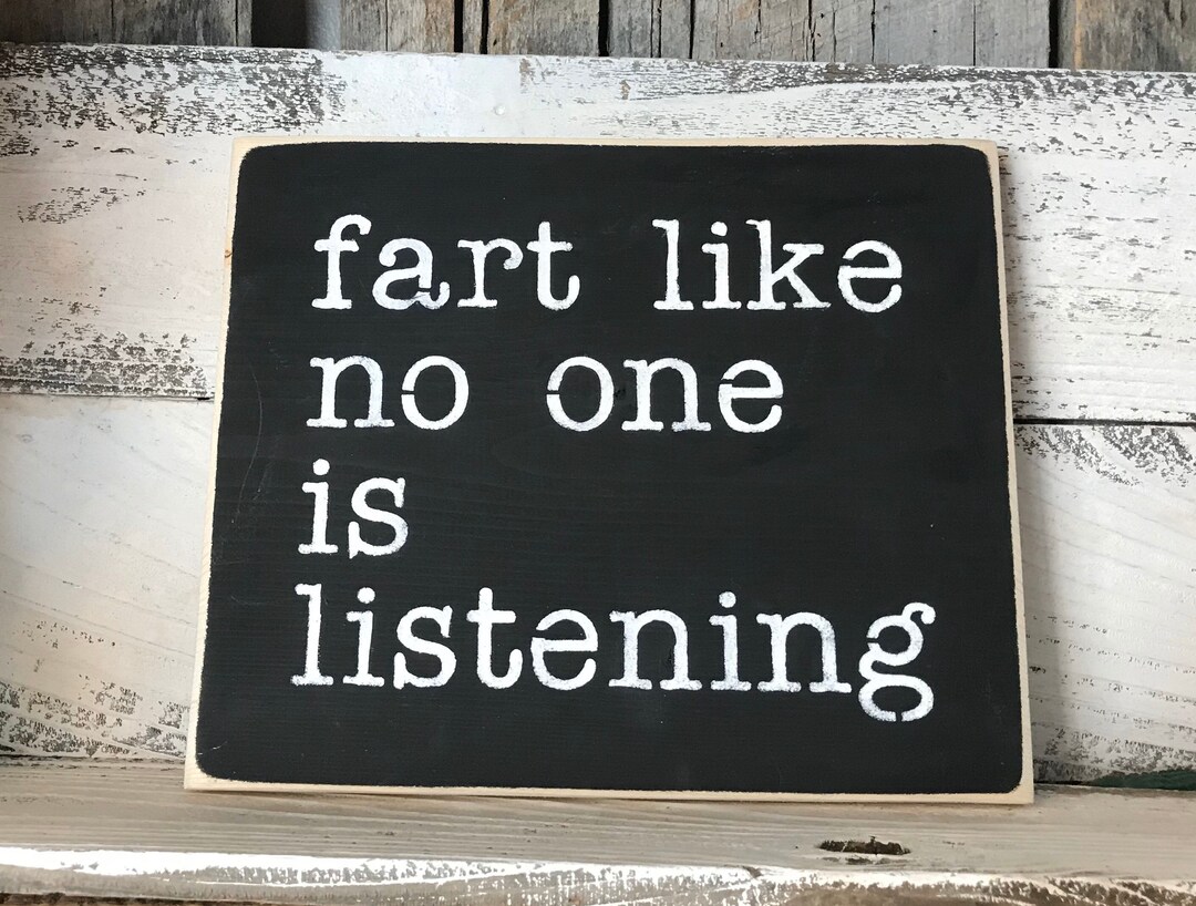 Fart Sign Bathroom Wall Decor Fart Gift Funny Wall Art Gift for Mom and ...
