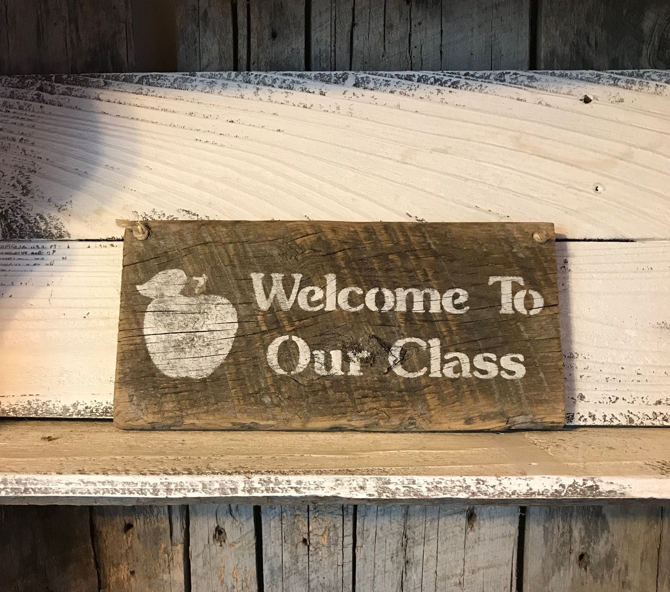Welcome To Our Class Sign Classroom Door Sign Welcome Wall | Etsy