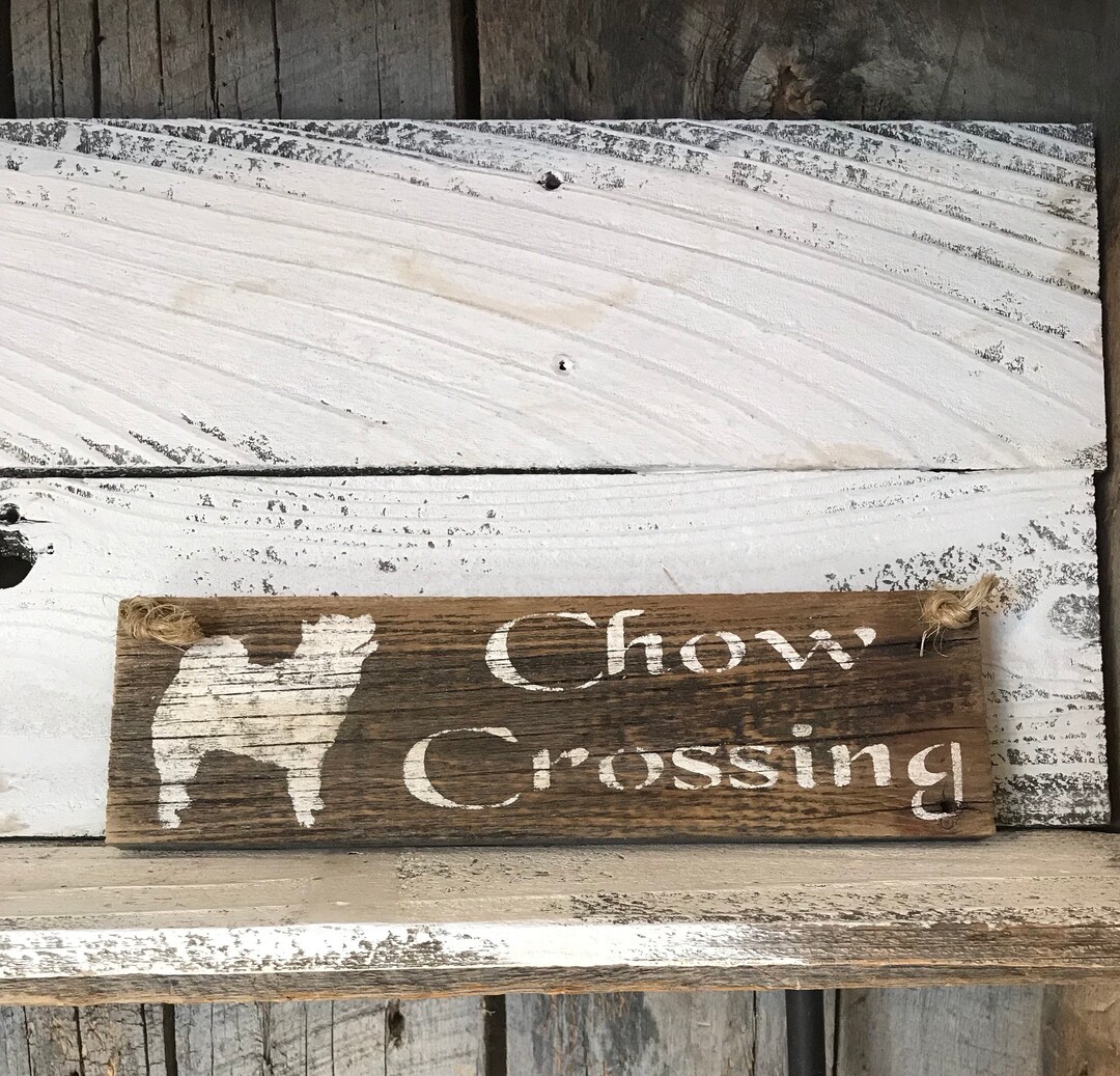 Chow Chow Sign Pallet Wood Sign Chow Chow Wall Art Rustic Wall Decor ...