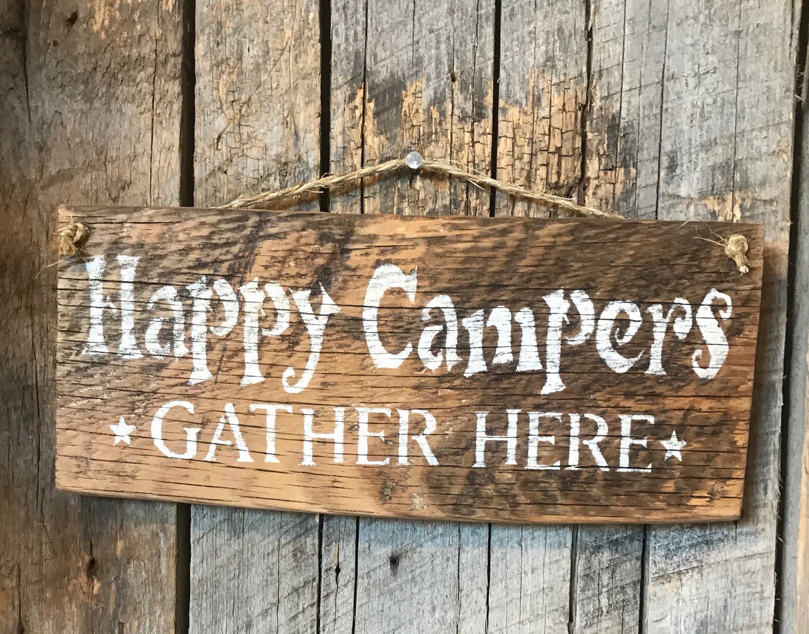 Happy Campers Sign Camping Signs Camp Decor Camp Gifts - Etsy