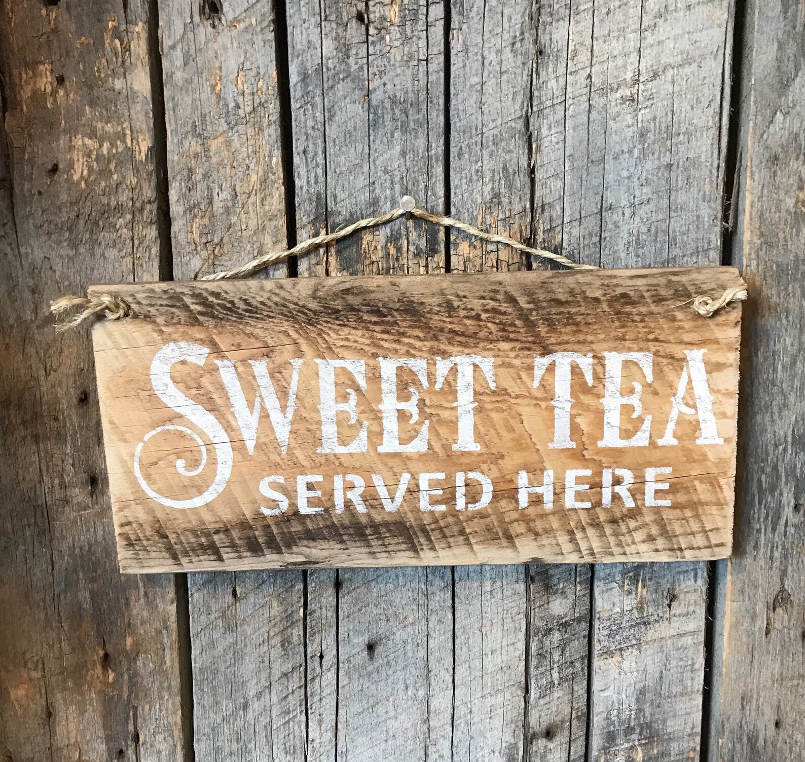 Sweet Tea Sign Sweet Tea Served Here Sign Tea Gifts for Women Kitchen ...