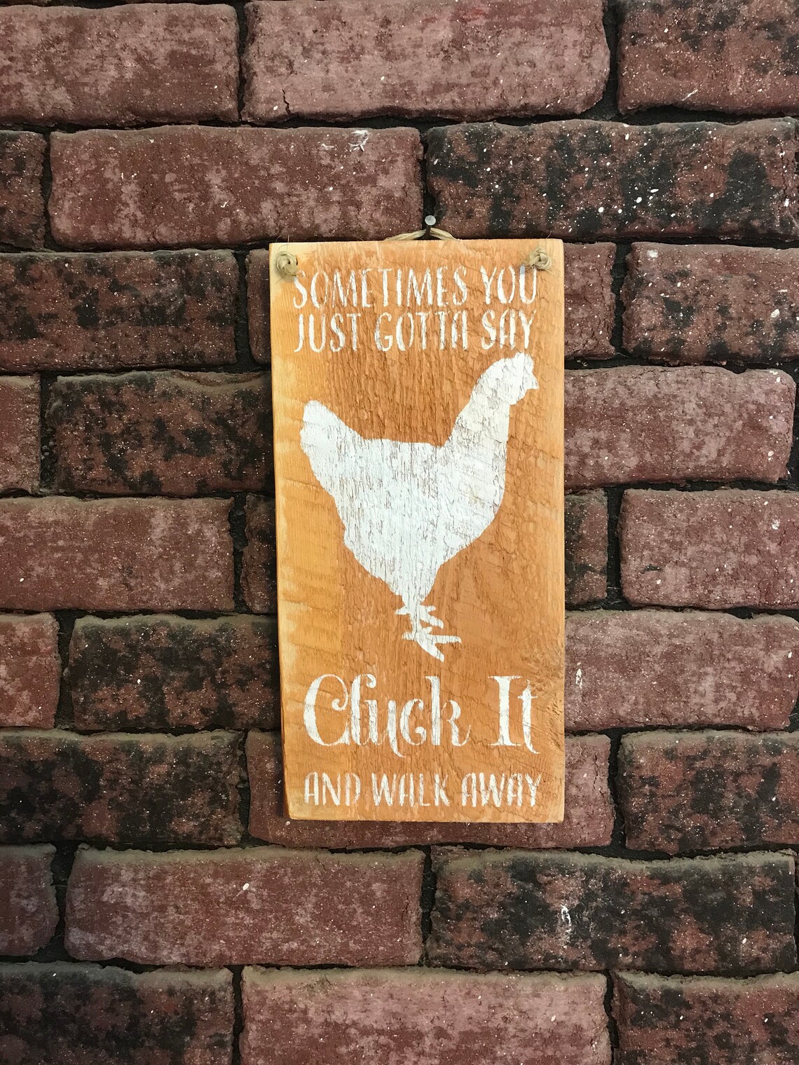 Sometimes You Just Gotta Say Cluck It Kitchen Wall Decor - Etsy
