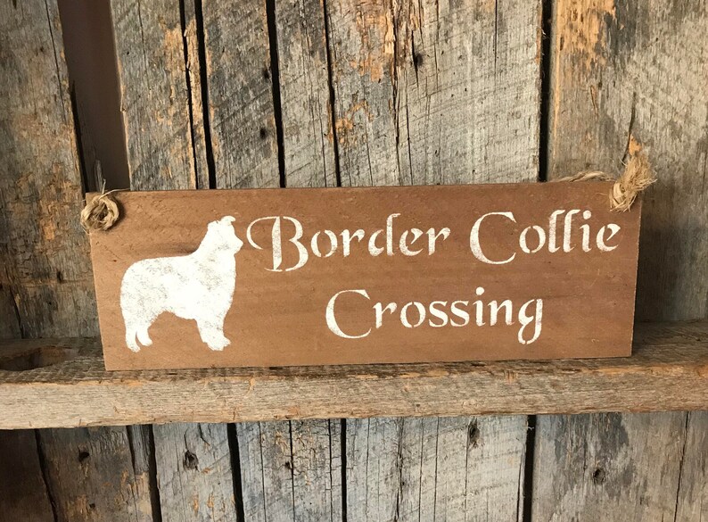 Border Collie Sign Border Collie Gift Border Collie Mom | Etsy