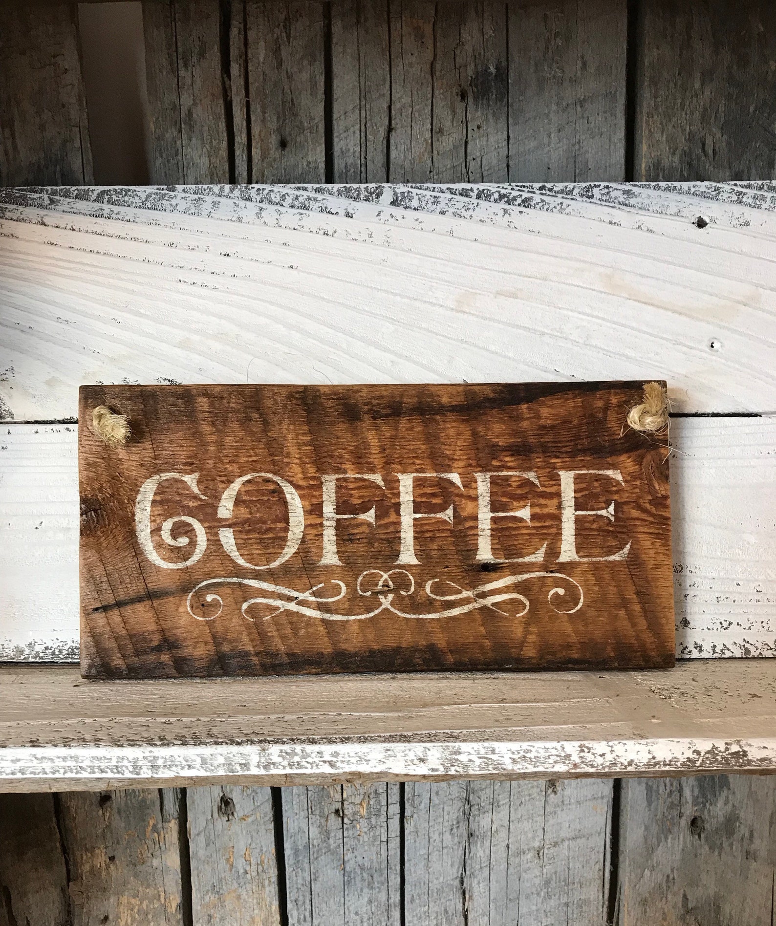 Coffee Sign Home Wall Decor Rustic Coffee Sign Coffee | Etsy