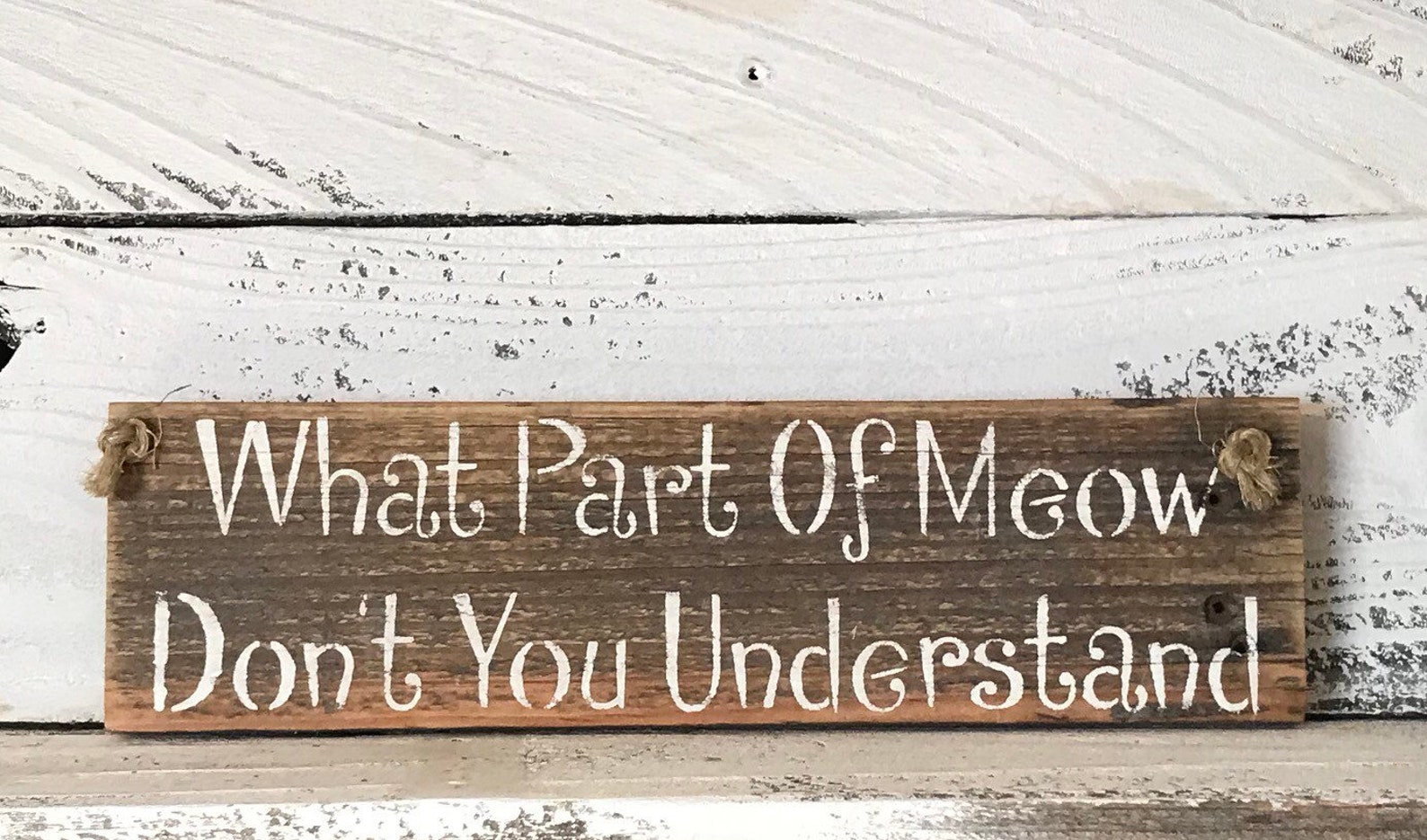 Cat Signs Cat Owner Gift Kitty Wall Hanging Pallet Wood | Etsy