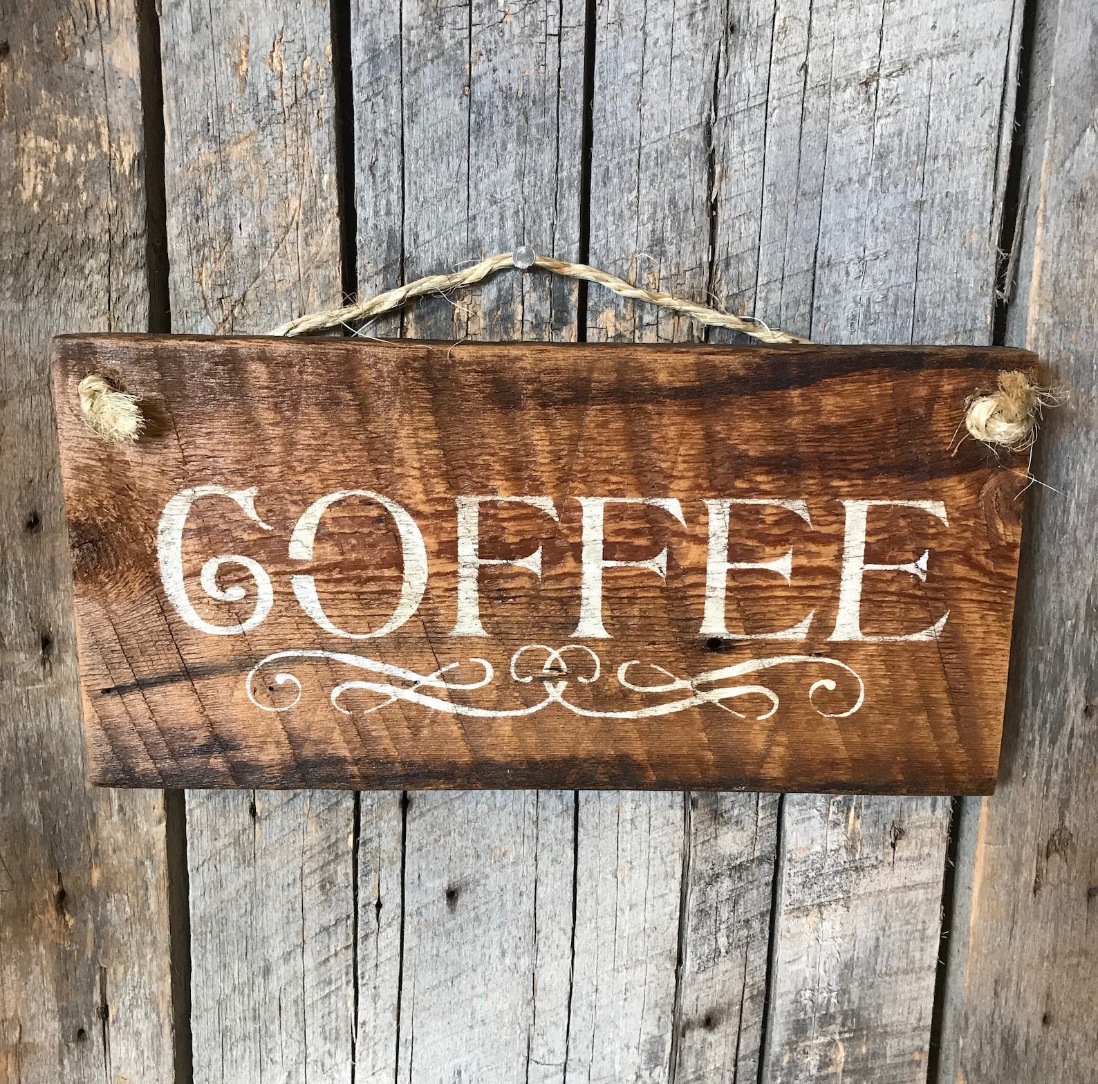 Coffee Sign Home Wall Decor Rustic Coffee Sign Coffee | Etsy