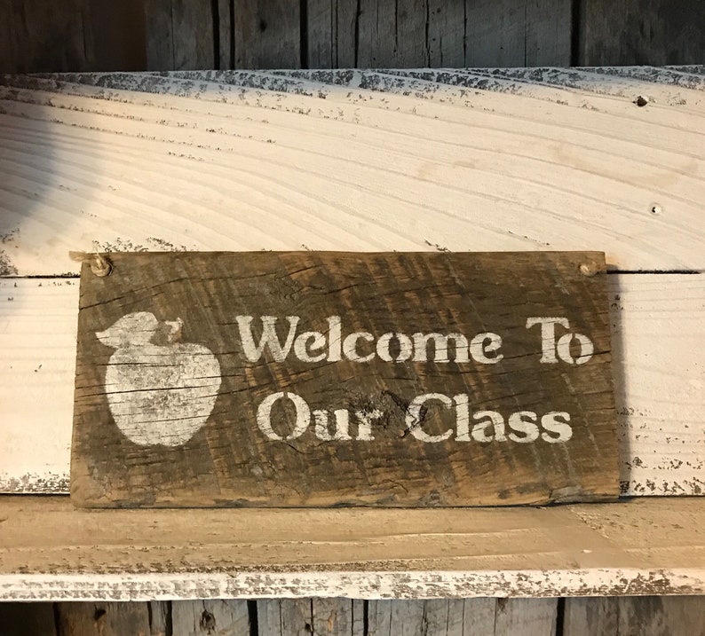 Welcome To Our Class Sign Classroom Door Sign Welcome Wall | Etsy