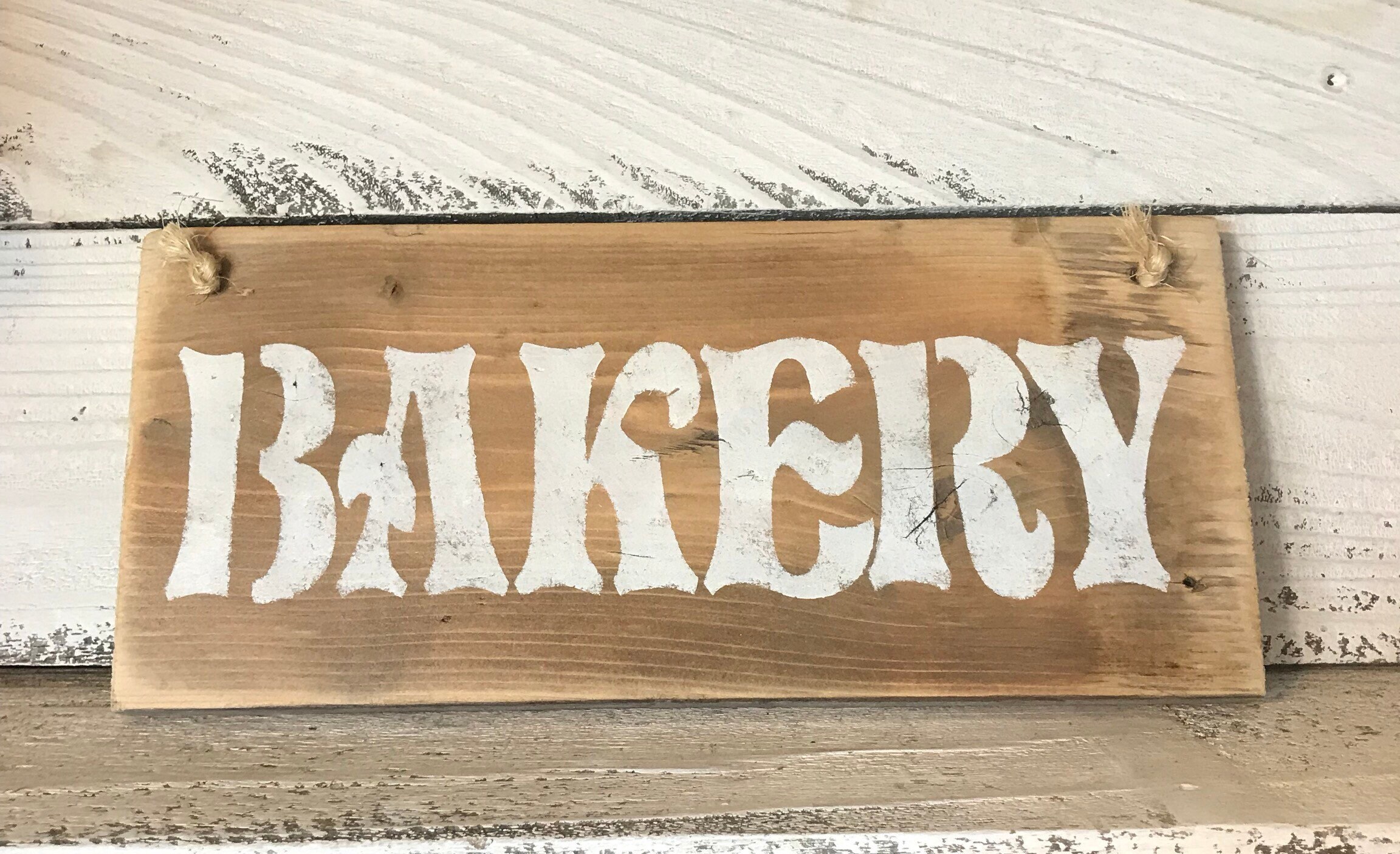 Bakery Sign Barn Wood Sign Bakery Wall Art Kitchen Wall | Etsy