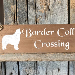 Border Collie Sign Border Collie Gift Border Collie Mom Gift Pallet ...