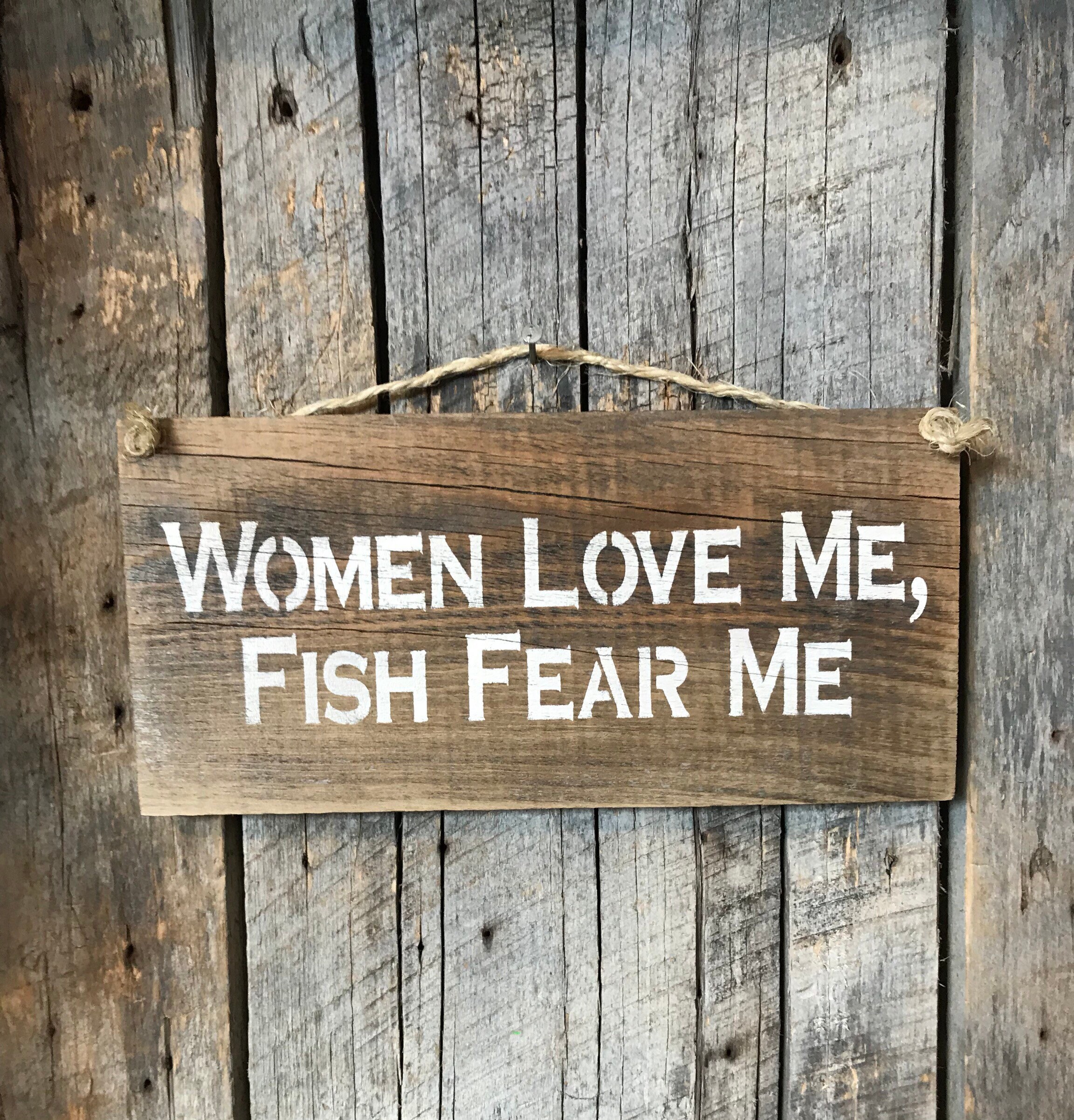 Fishing Sign Fishing Gifts For Men Fly Fishing Wall Art | Etsy