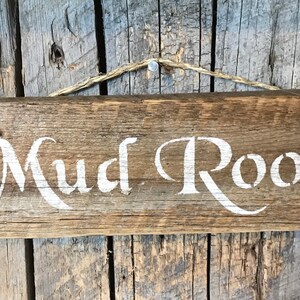 Mud Room Sign Pallet Wood Sign Mud Room Decor Housewarming Gift Home ...