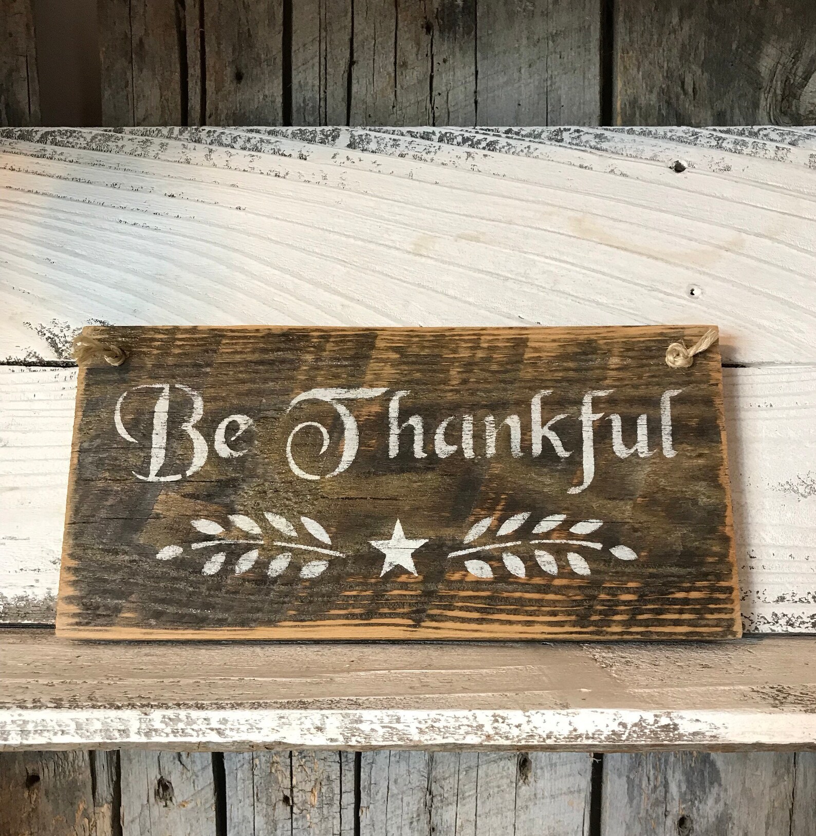 Be Thankful Sign Thankful Wall Sign Thankful Wall Art | Etsy