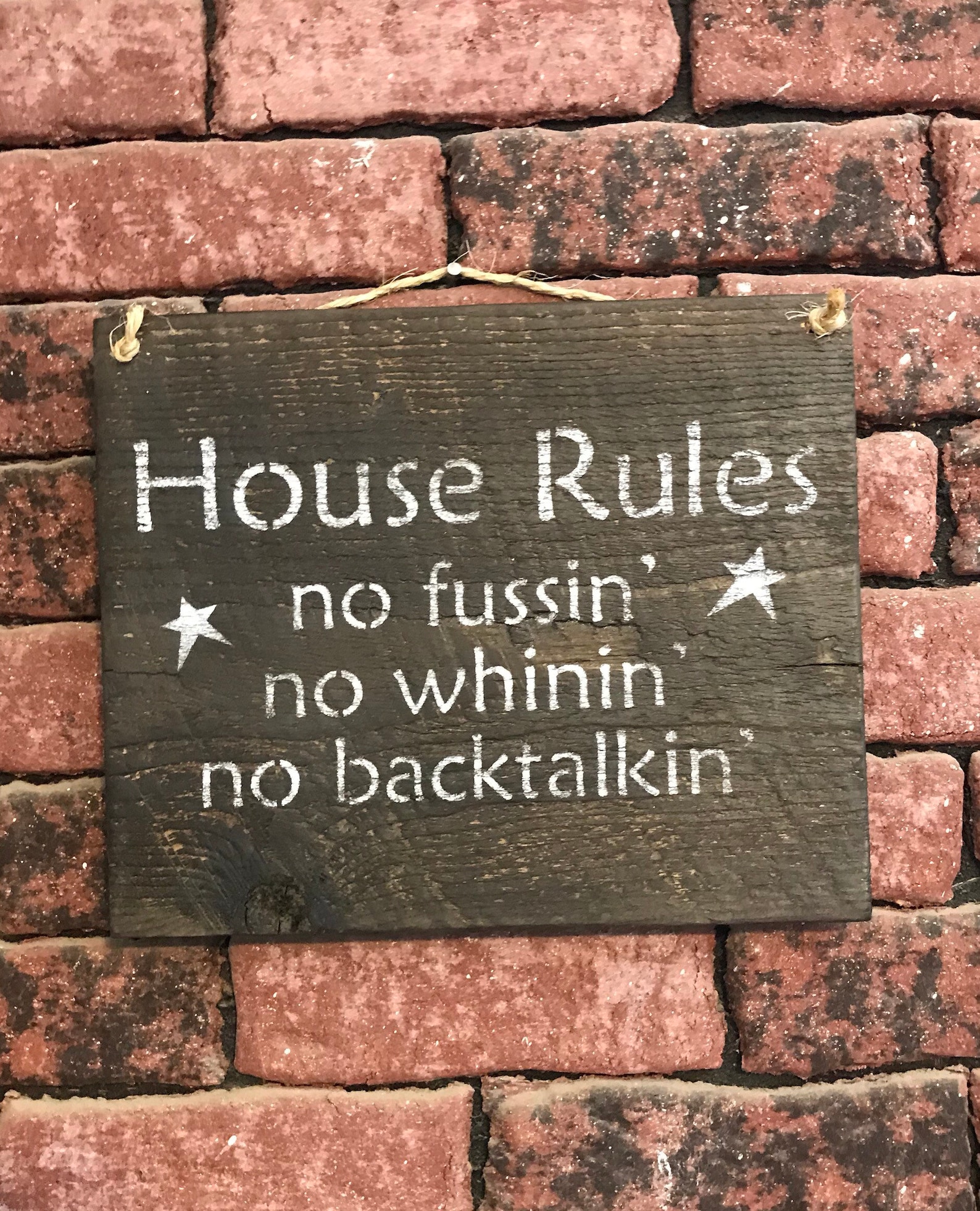 House Rules Sign Funny House Rules Home Wall Decor Rules Etsy