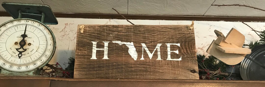 Florida Sign Florida Home Sign Florida Wall Art Home Wall Decor Florida ...