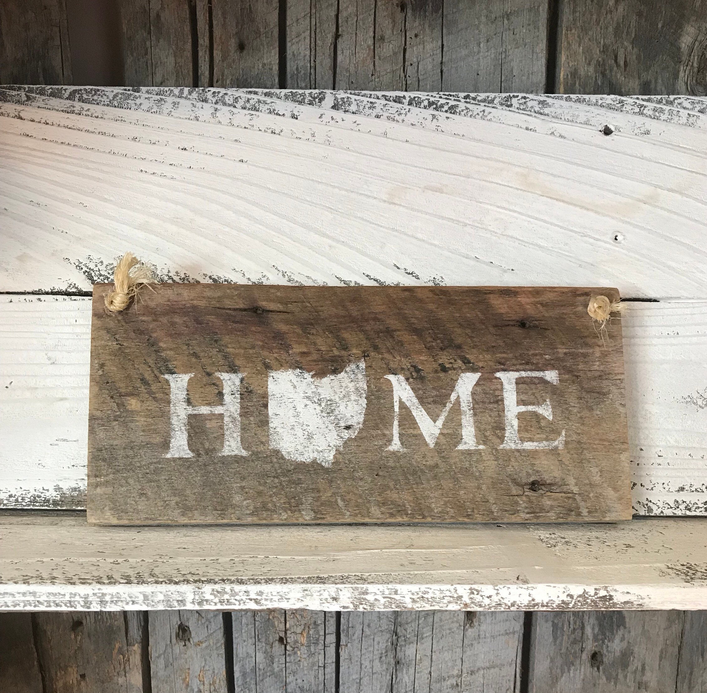 Ohio Home State Sign Ohio Home Wall Decor State Art - Etsy