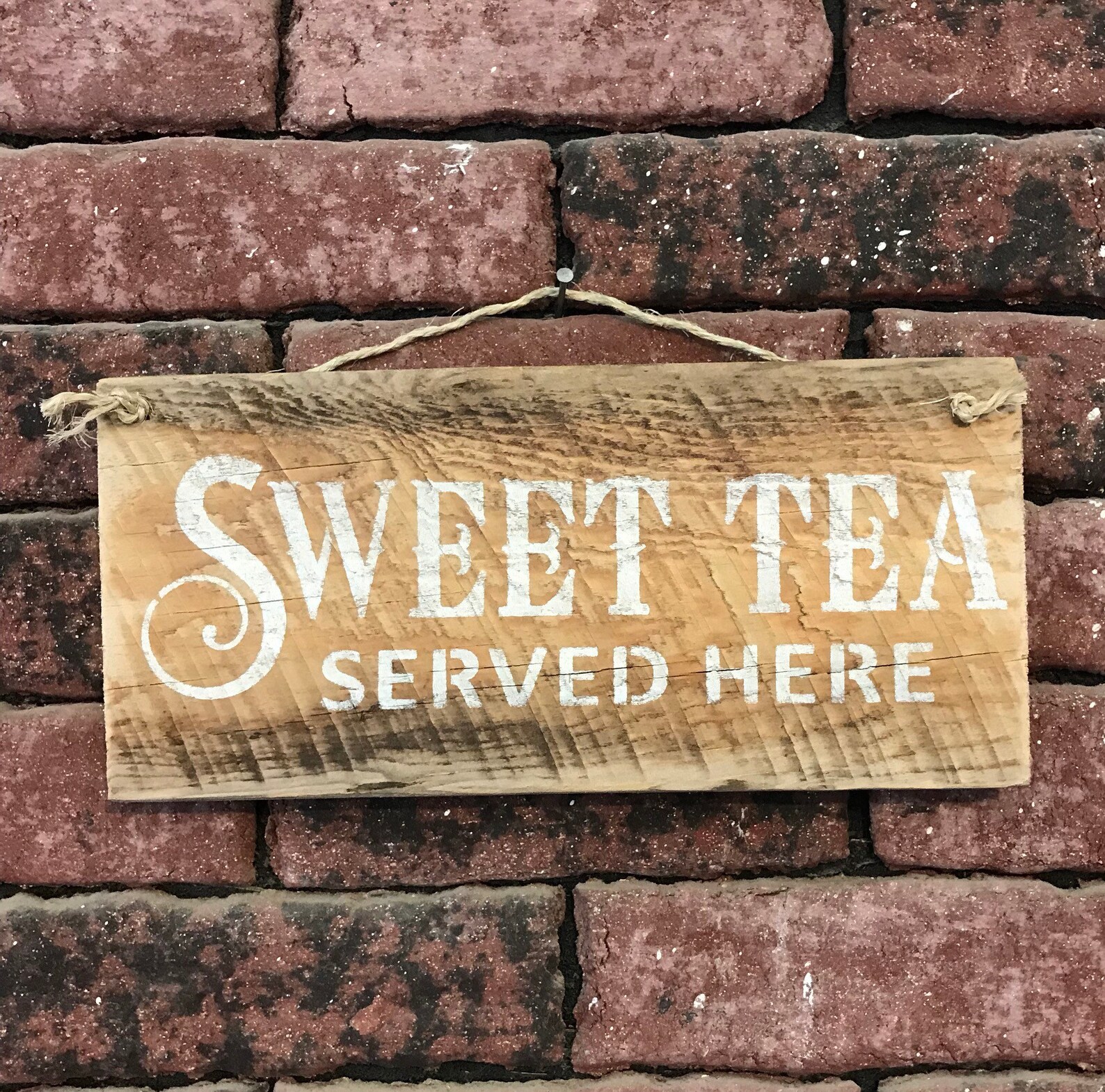 Sweet Tea Sign Sweet Tea Served Here Sign Tea Gifts for Women Kitchen ...
