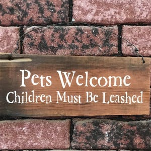 Pets Welcome Sign Welcome Wall Decor Pet Owner Gifts Dog - Etsy