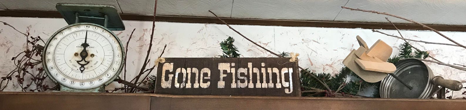 Gone Fishing Sign Fishing Gifts Fly Fishing Signs - Etsy