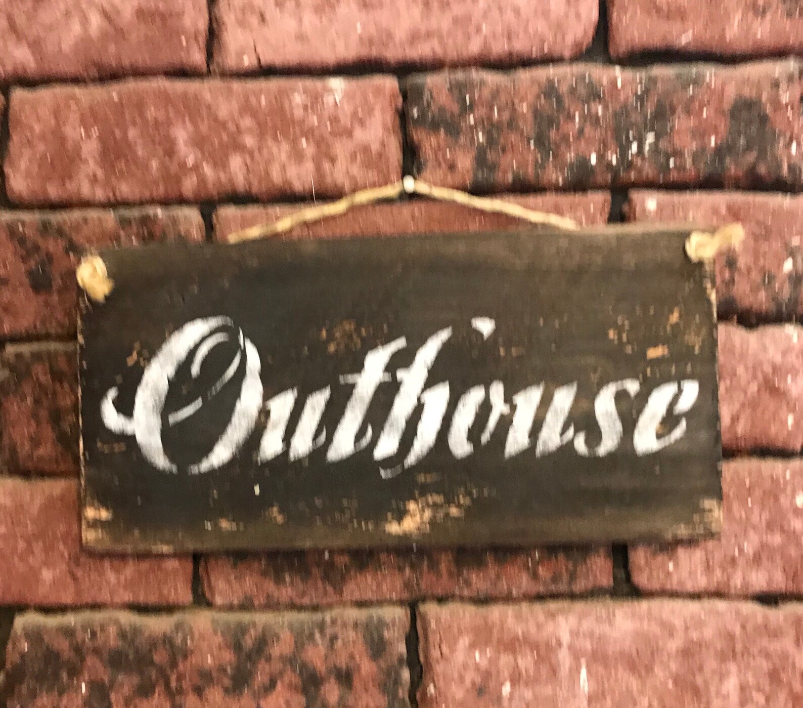 Outhouse Sign Bathroom Wall Decor Outhouse Bathroom Barn - Etsy