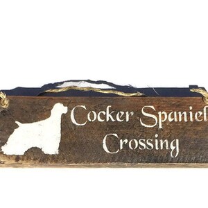 Cockerspaniel Art Cocker Spaniel Sign New Puppy Gift - Etsy