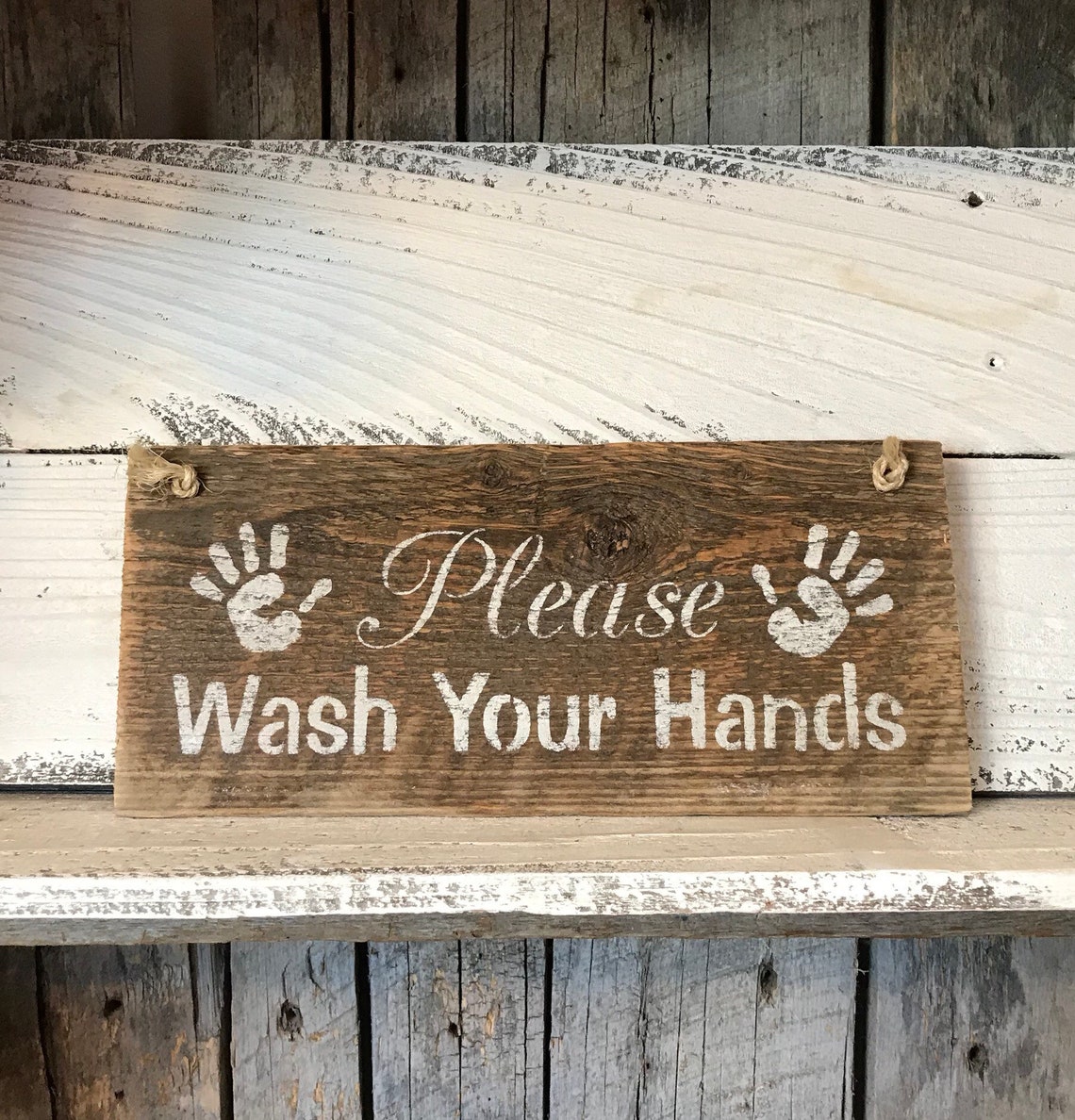 Please Wash Your Hands Sign Bathroom Sign Housewarming - Etsy