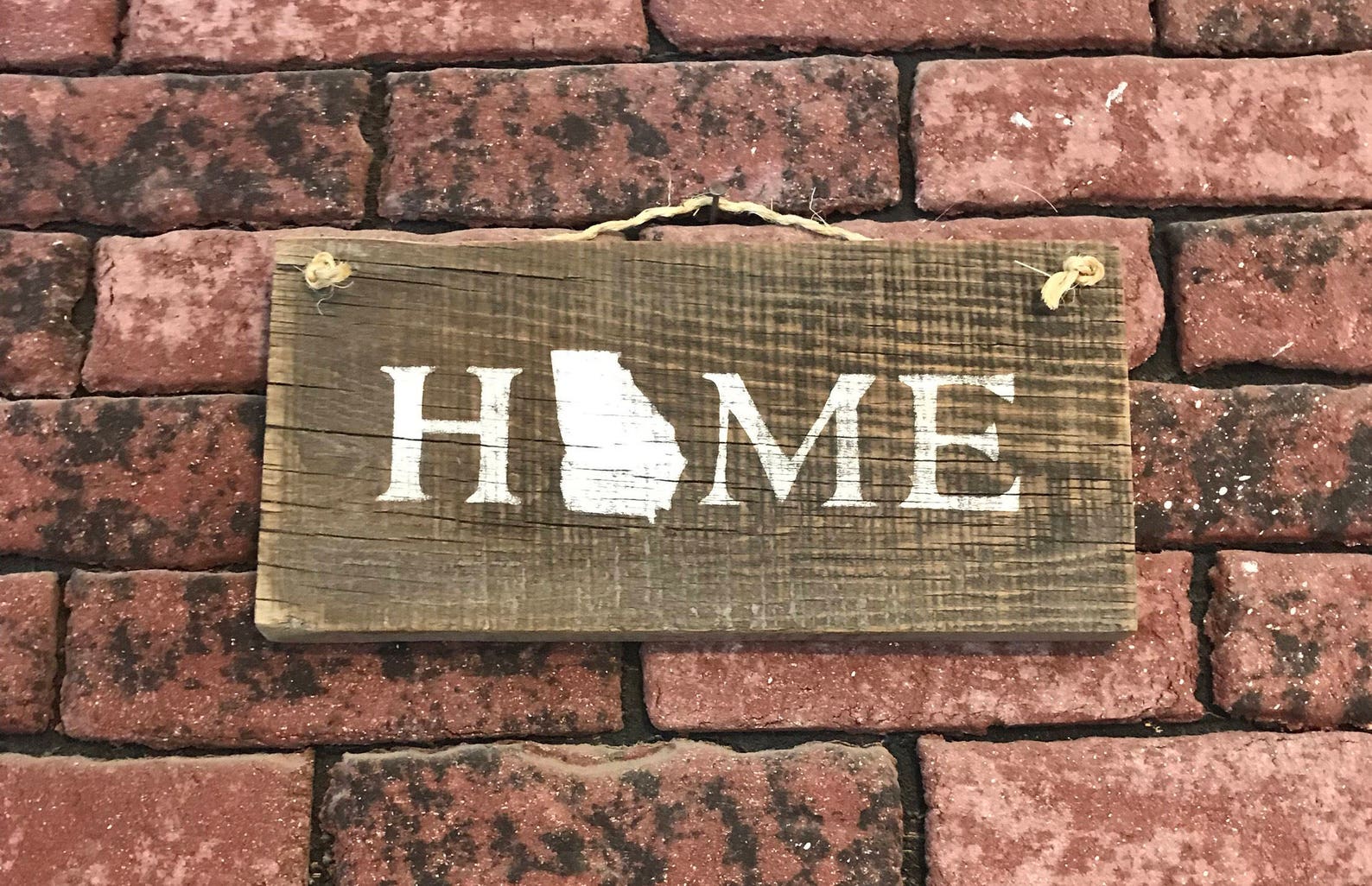 Georgia State Home Sign Rustic Wall Decor Georgia Decor - Etsy
