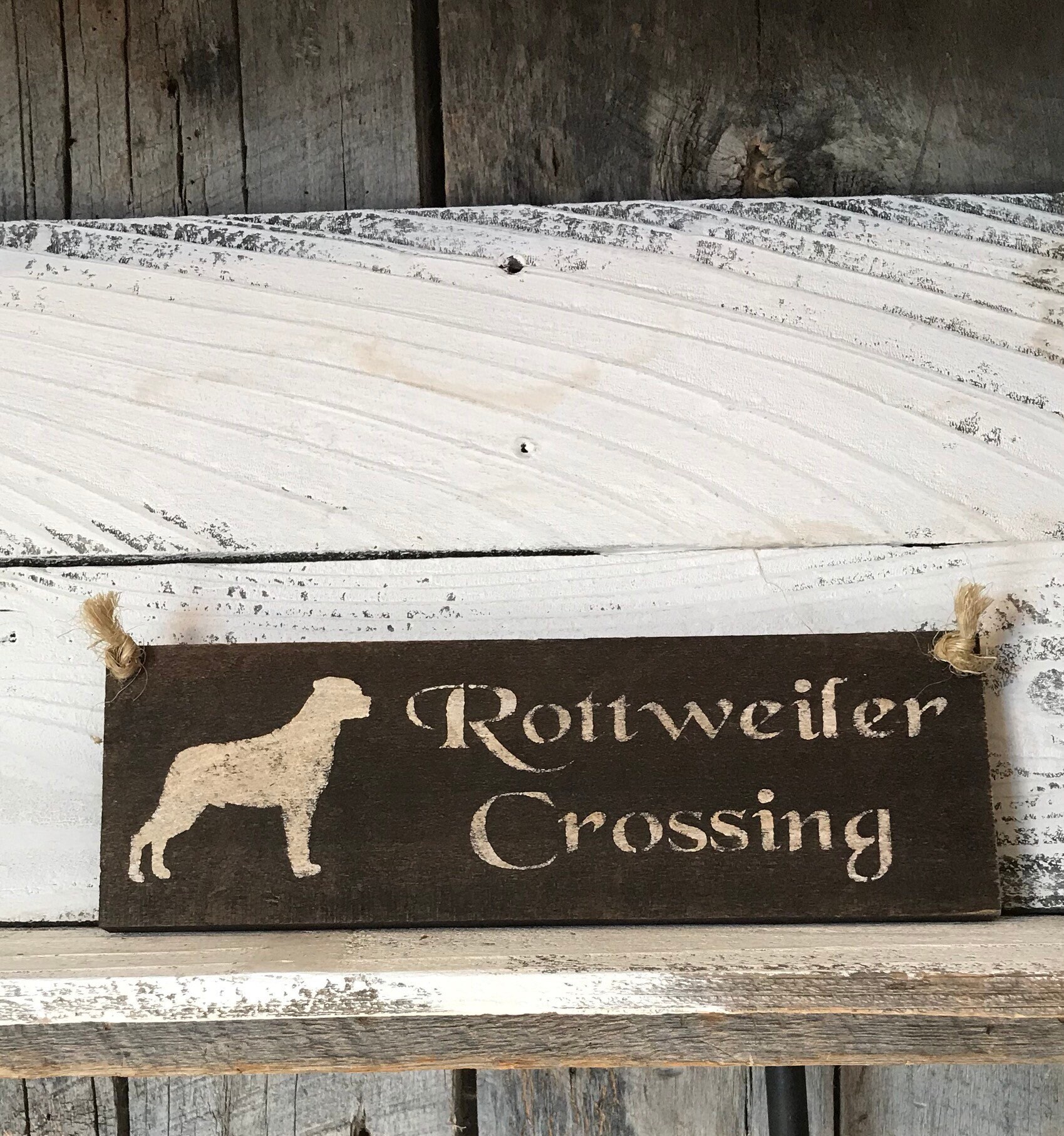 Rottweiler Sign Pallet Wood Sign Rottweiler Gift Rustic | Etsy