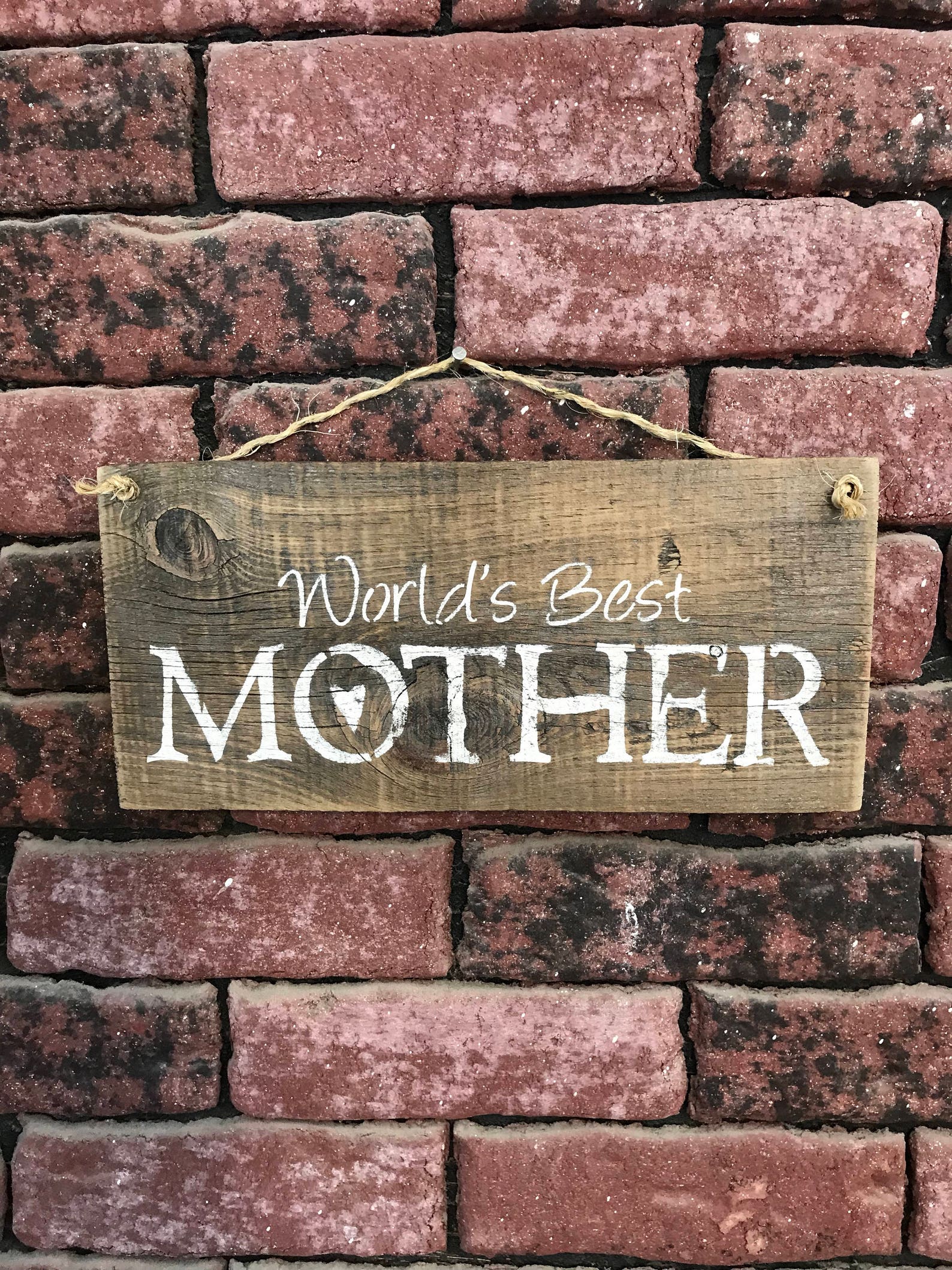 World's Best Mother Sign Best Mom Gift Mothers Day | Etsy