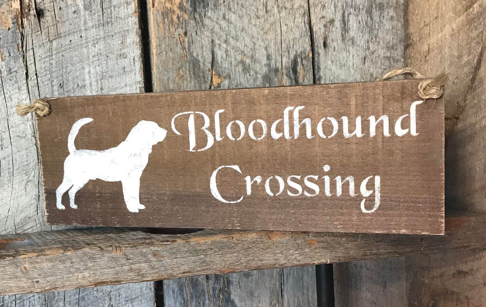 Bloodhound Gifts Pallet Wood Sign Bloodhound Art Rustic | Etsy