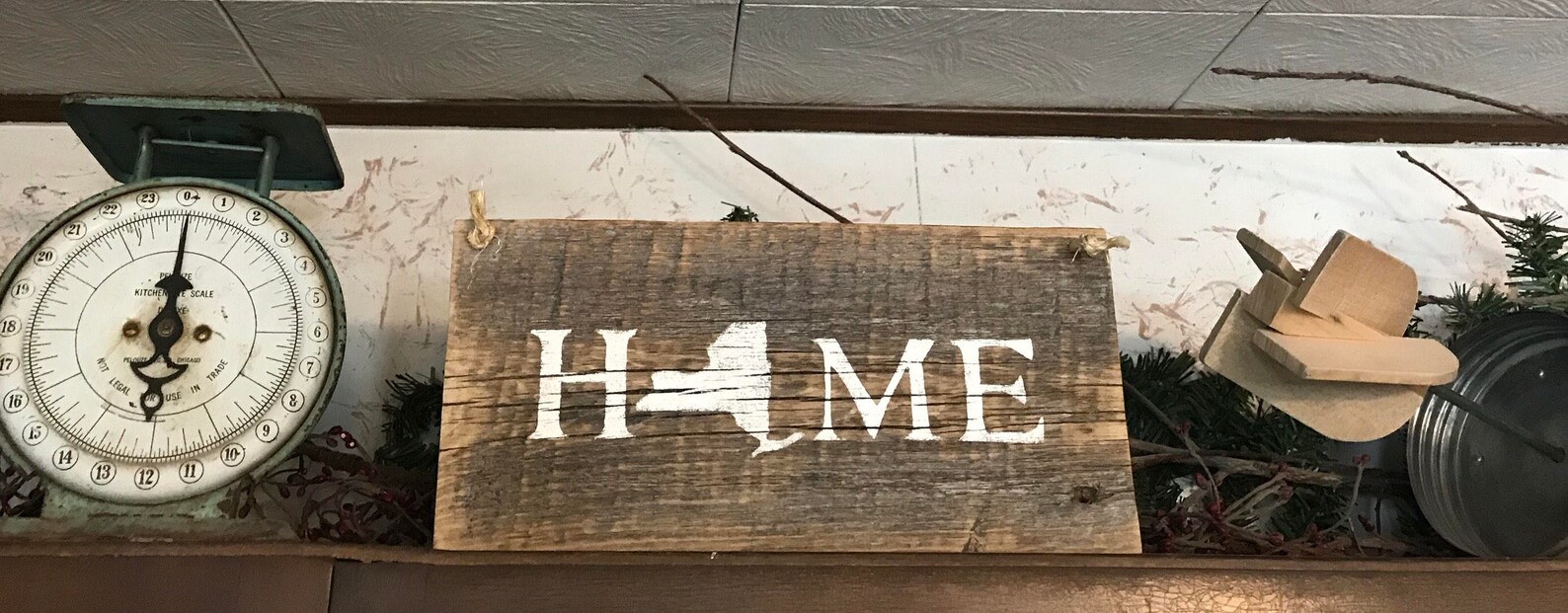 New York Sign New York Home Sign New York State Wall Art | Etsy