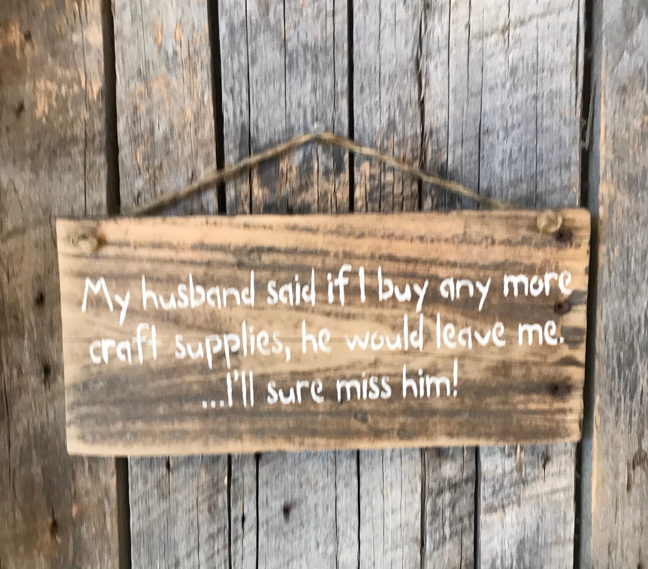 Crafter Signs Crafter Gift Craft Room Sign Funny Wall | Etsy