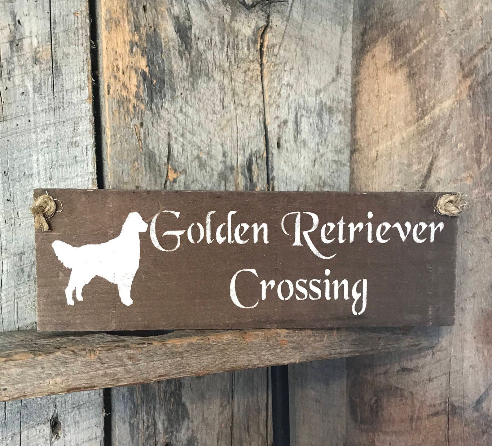 Golden Retriever Sign Pallet Wood Sign Golden Retriever | Etsy