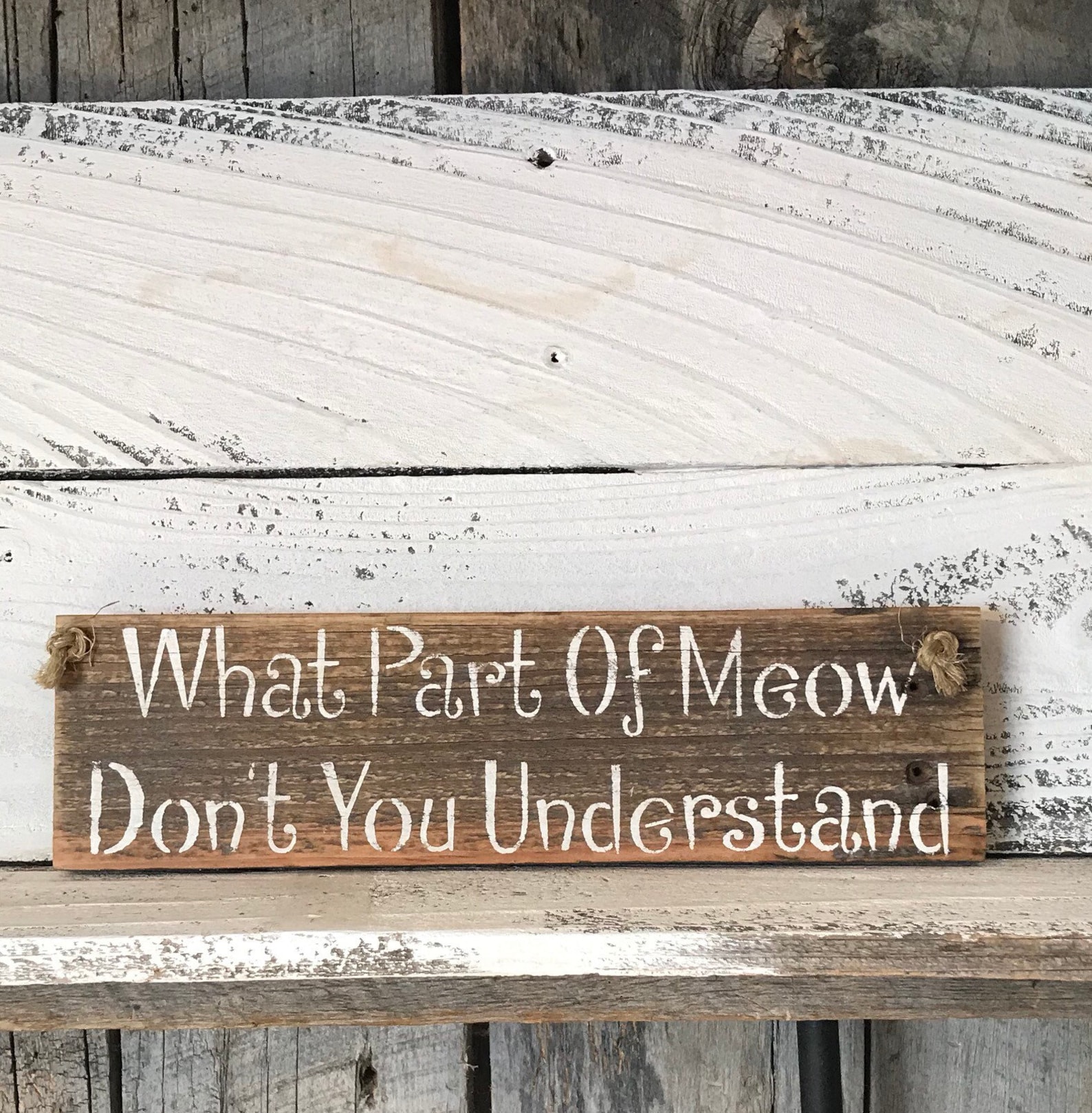 Cat Signs Cat Owner Gift Kitty Wall Hanging Pallet Wood | Etsy