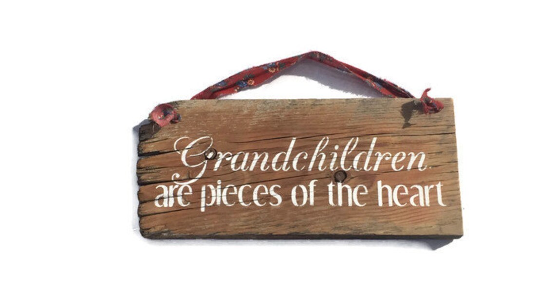 Grandchildren Sign Grandparent Gifts Grandchildren Wall | Etsy