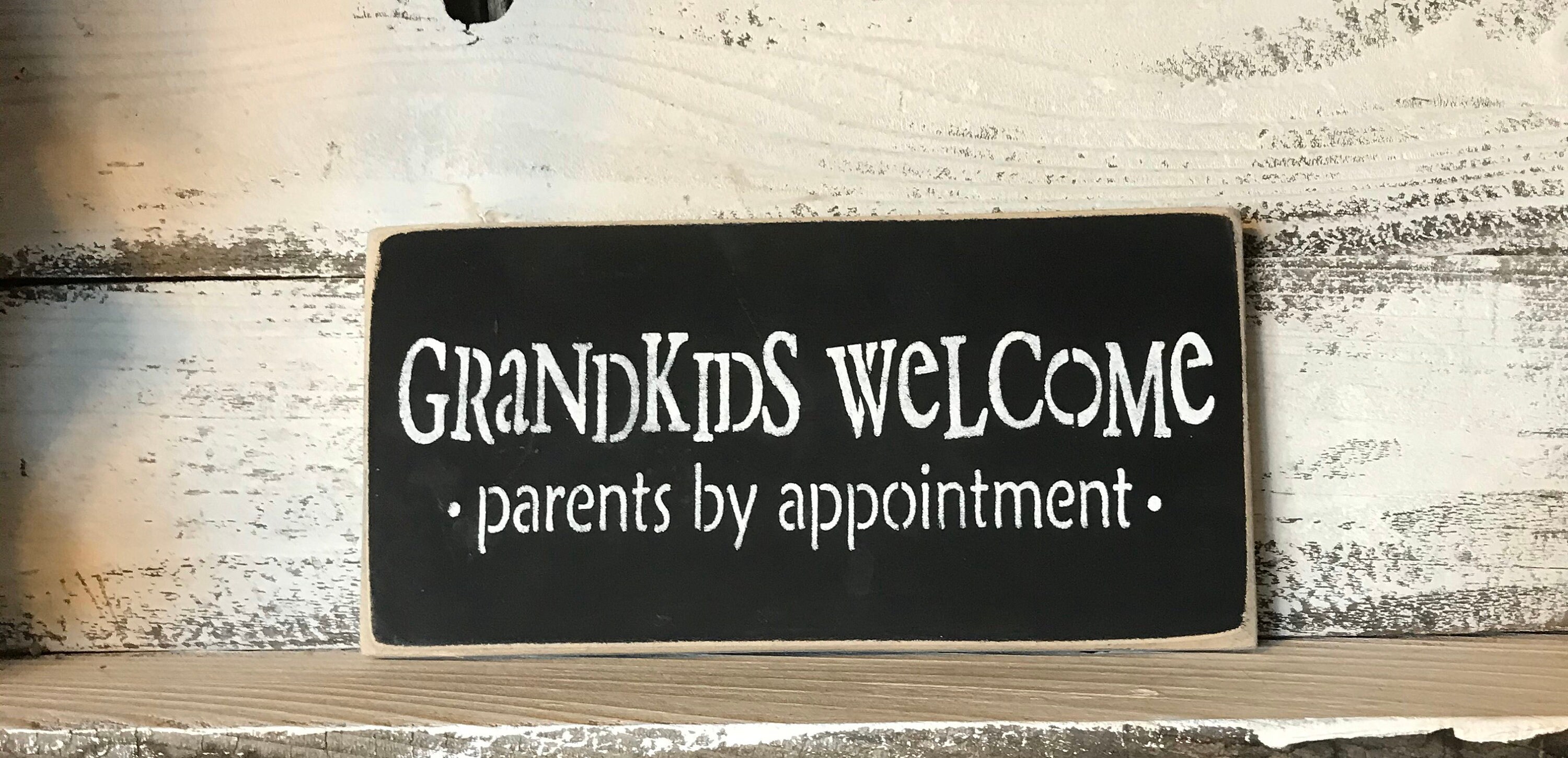 Grandkids Welcome Sign Grandchildren Sign Gifts for | Etsy