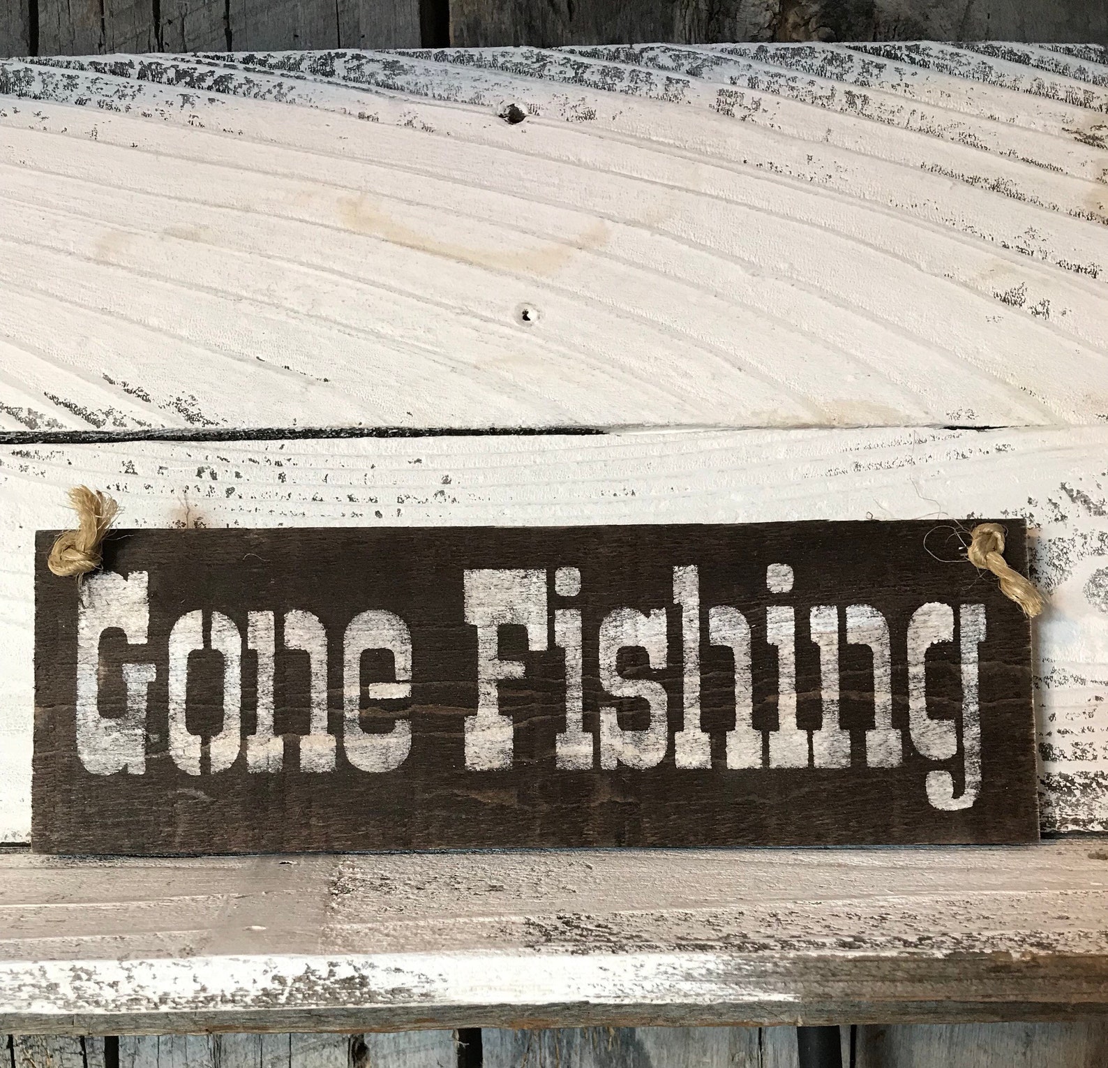 Gone Fishing Sign Fishing Gifts Fly Fishing Signs - Etsy