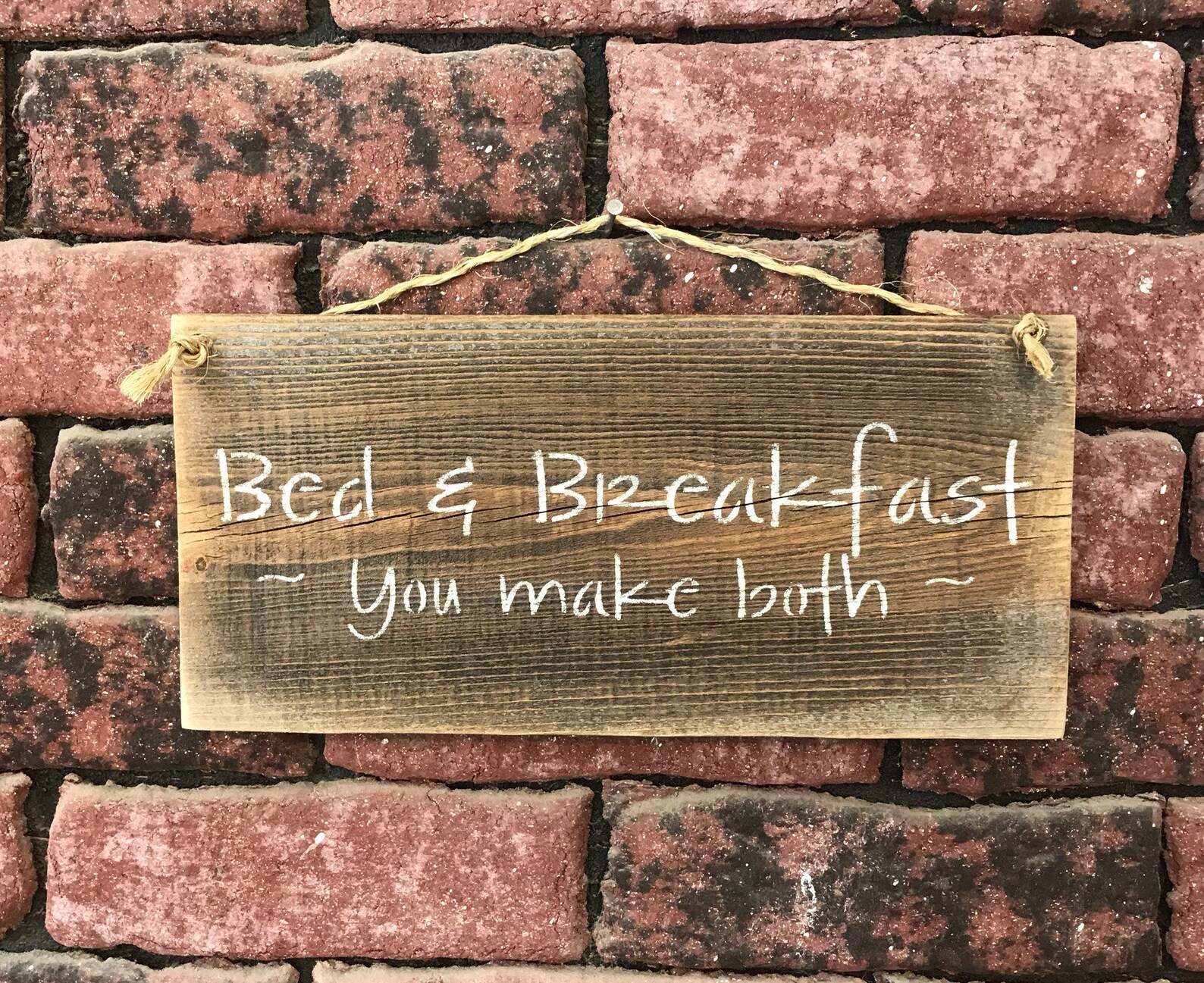 Bed and Breakfast Sign Funny Bedroom Signs Breakfast Bar | Etsy