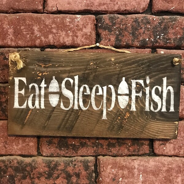 Eat Sleep Fish - Etsy