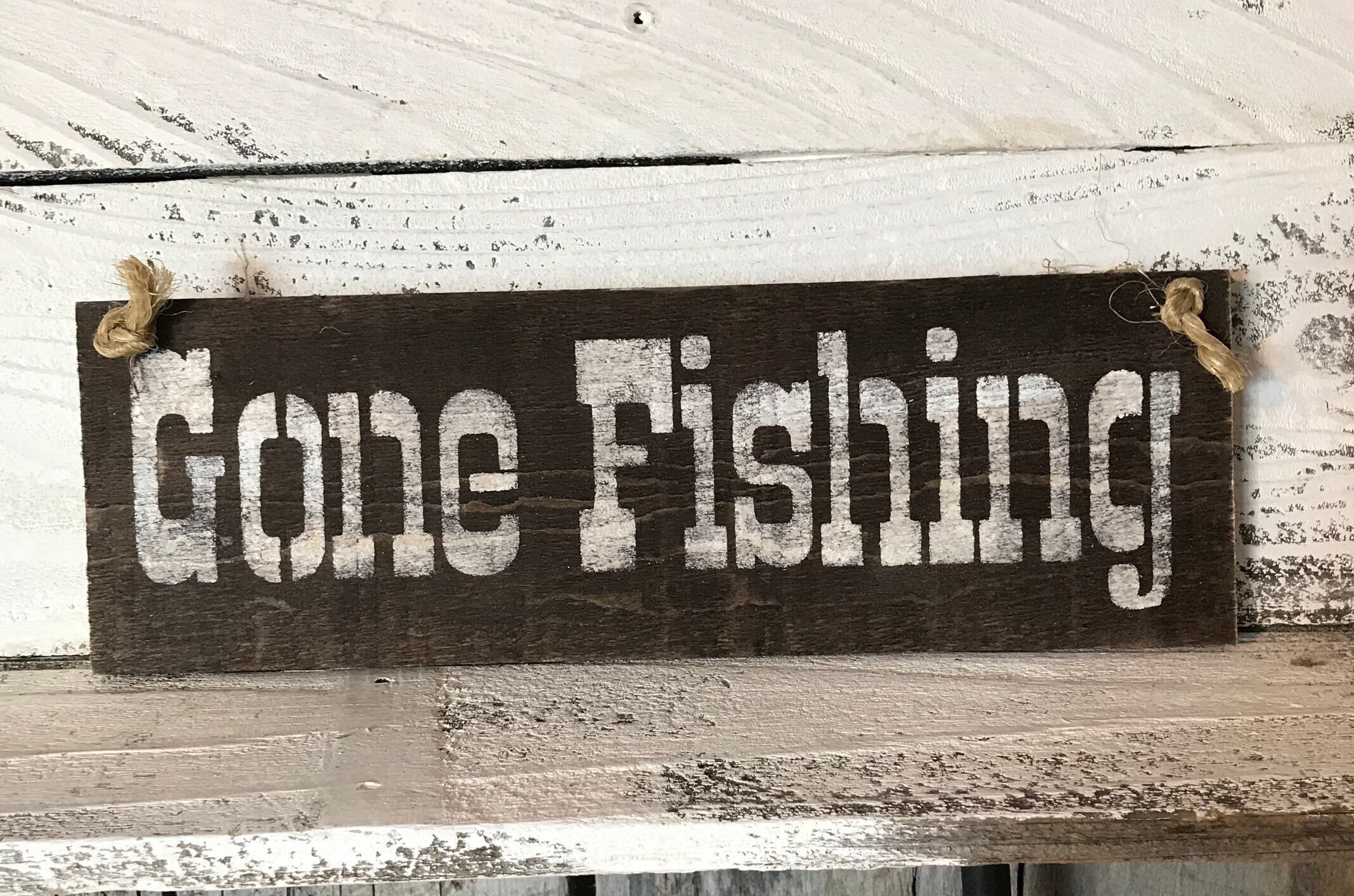 Gone Fishing Sign Fishing Gifts Fly Fishing Signs - Etsy