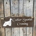 Cockerspaniel Art Cocker Spaniel Sign New Puppy Gift - Etsy