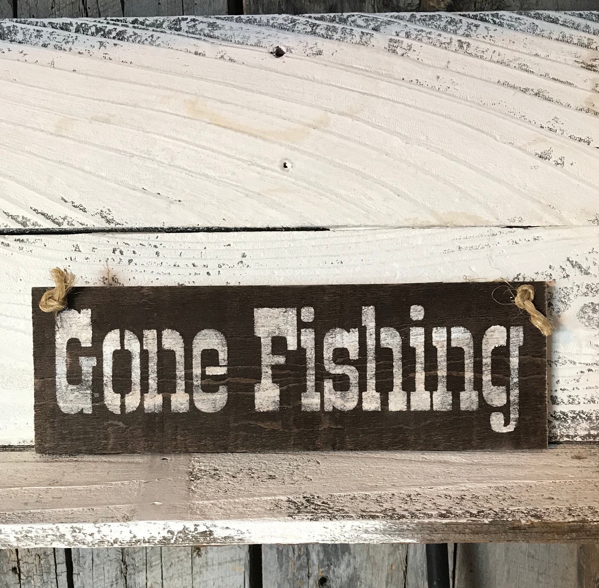 Gone Fishing Sign Fishing Gifts Fly Fishing Signs - Etsy
