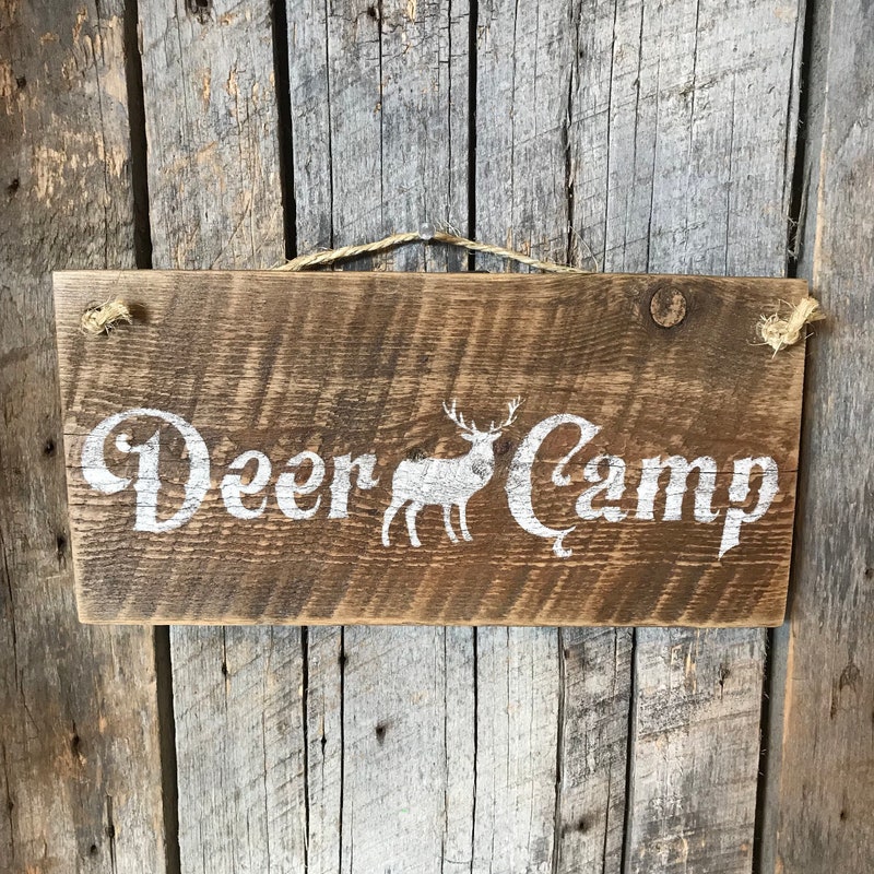 Hunting Camp Sign - Etsy