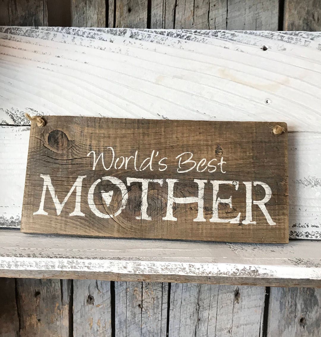 World's Best Mother Sign Best Mom Gift Mothers Day Present Gift for ...
