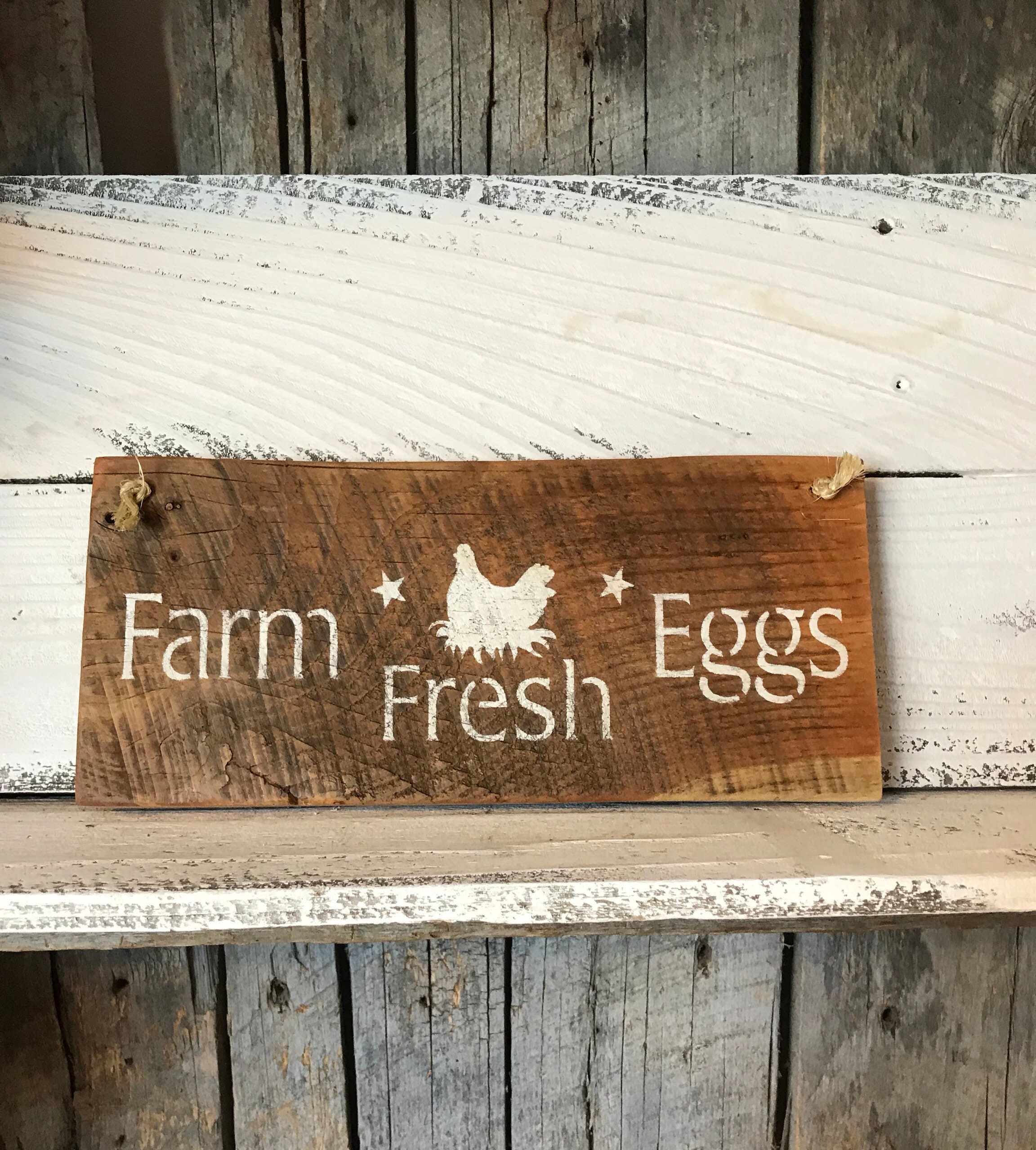 Farm Fresh Eggs Sign Eggs for Sale Sign Chicken Lovers | Etsy