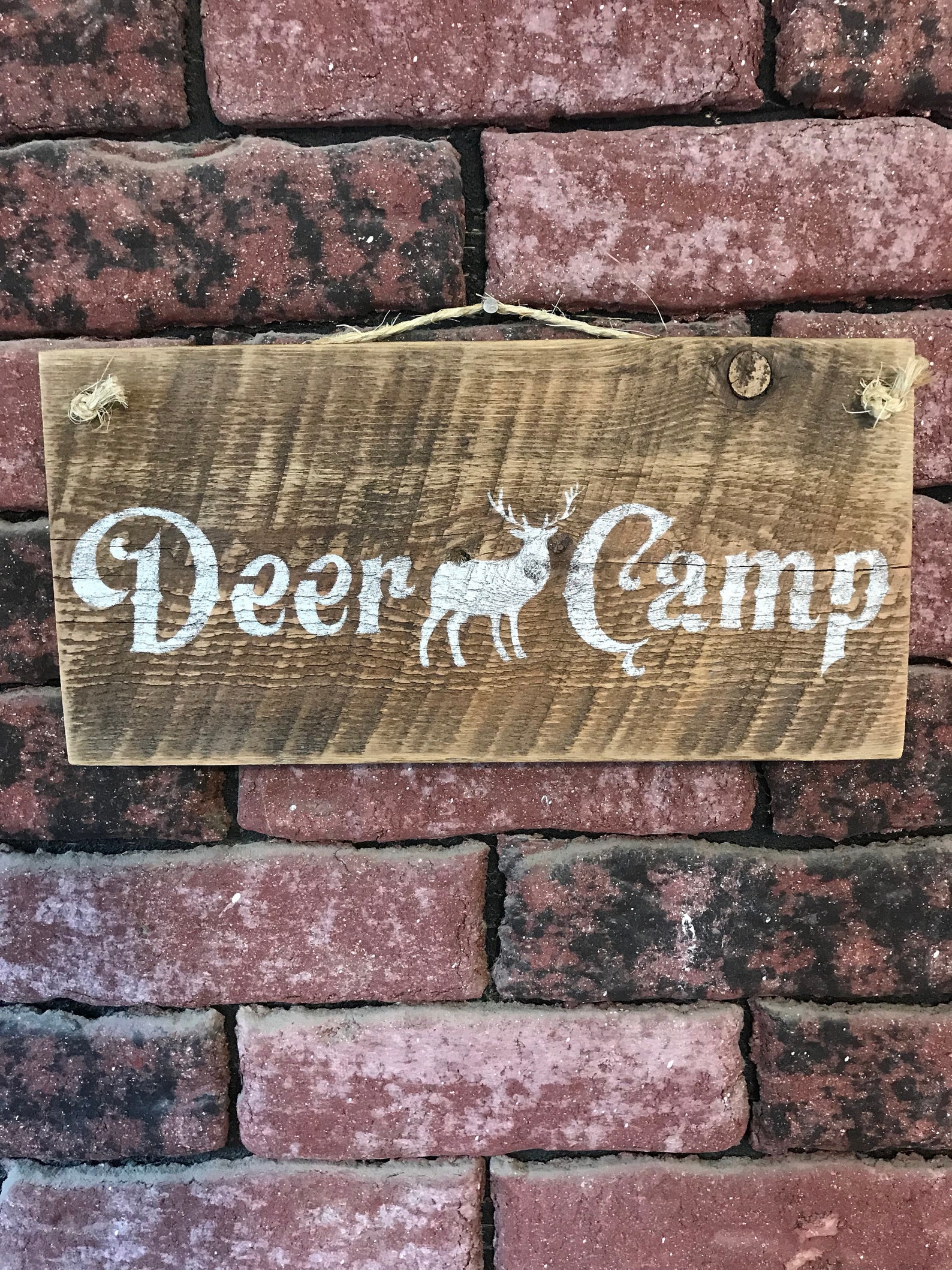 Deer Camp Sign Hunting Camp Sign Deer Hunter Gift Barn | Etsy