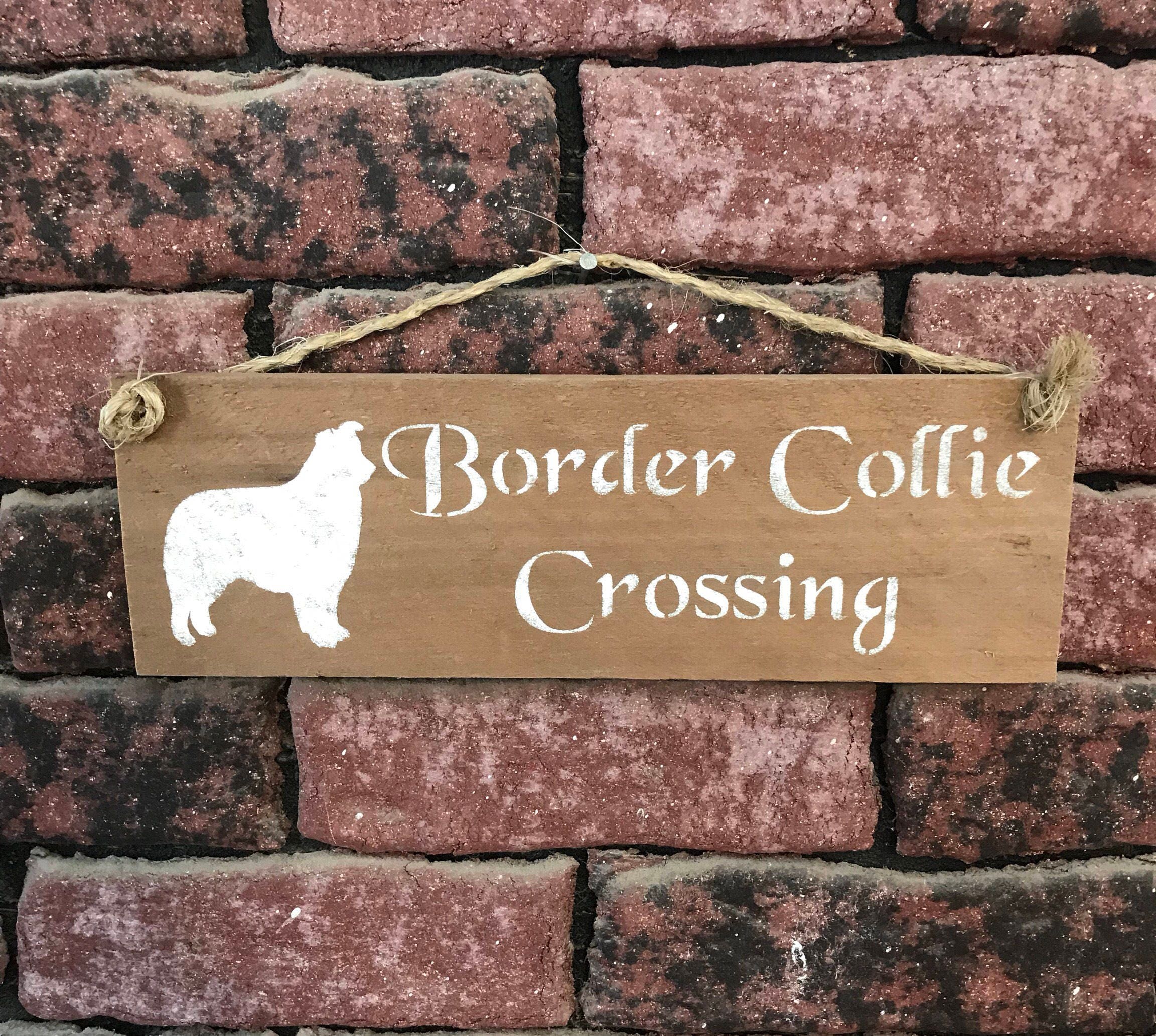 Border Collie Sign Border Collie Gift Border Collie Mom | Etsy