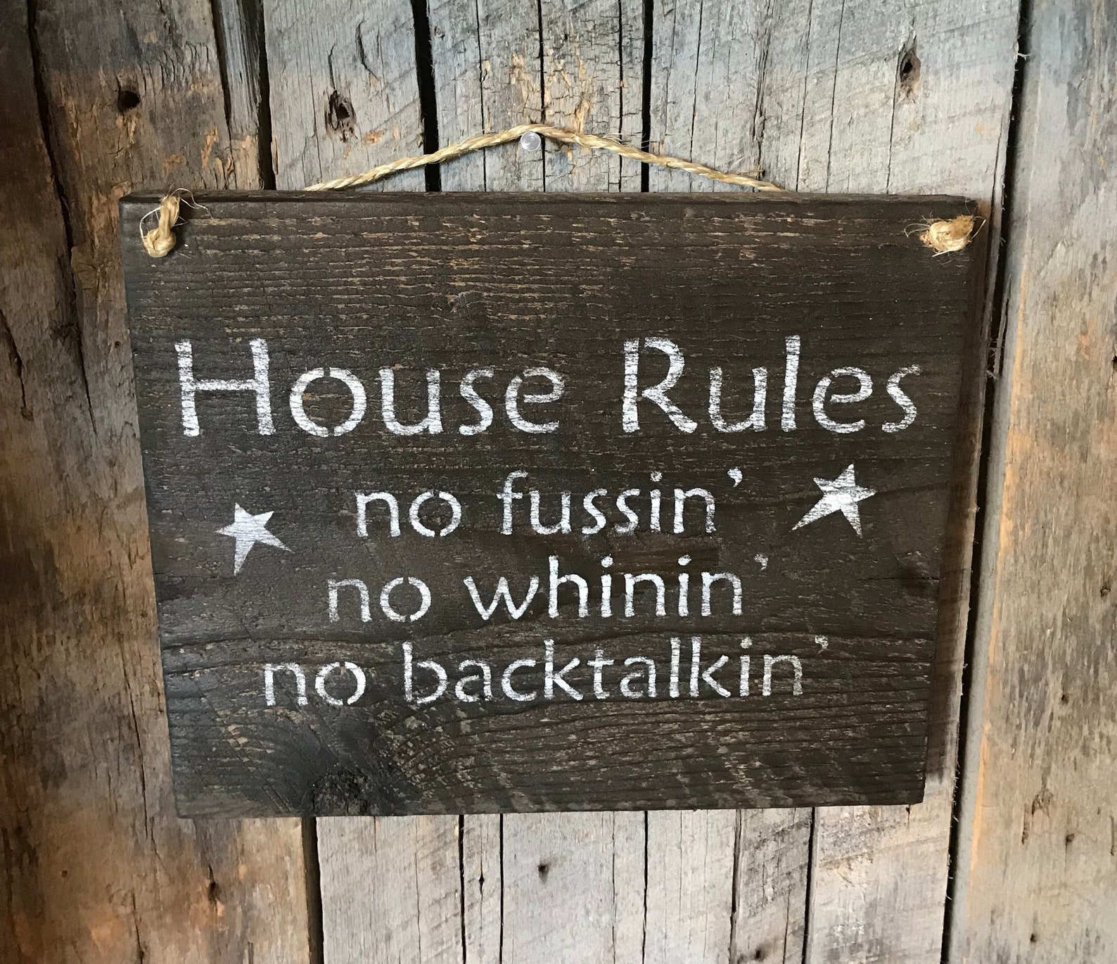 House Rules Sign Funny House Rules Home Wall Decor Rules Etsy