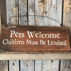 Pets Welcome Sign Welcome Wall Decor Pet Owner Gifts Dog - Etsy