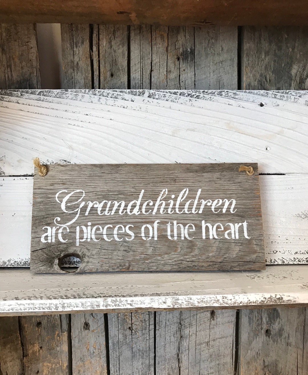 Grandchildren Sign Grandparent Gifts Grandchildren Wall Decor Grandkids ...